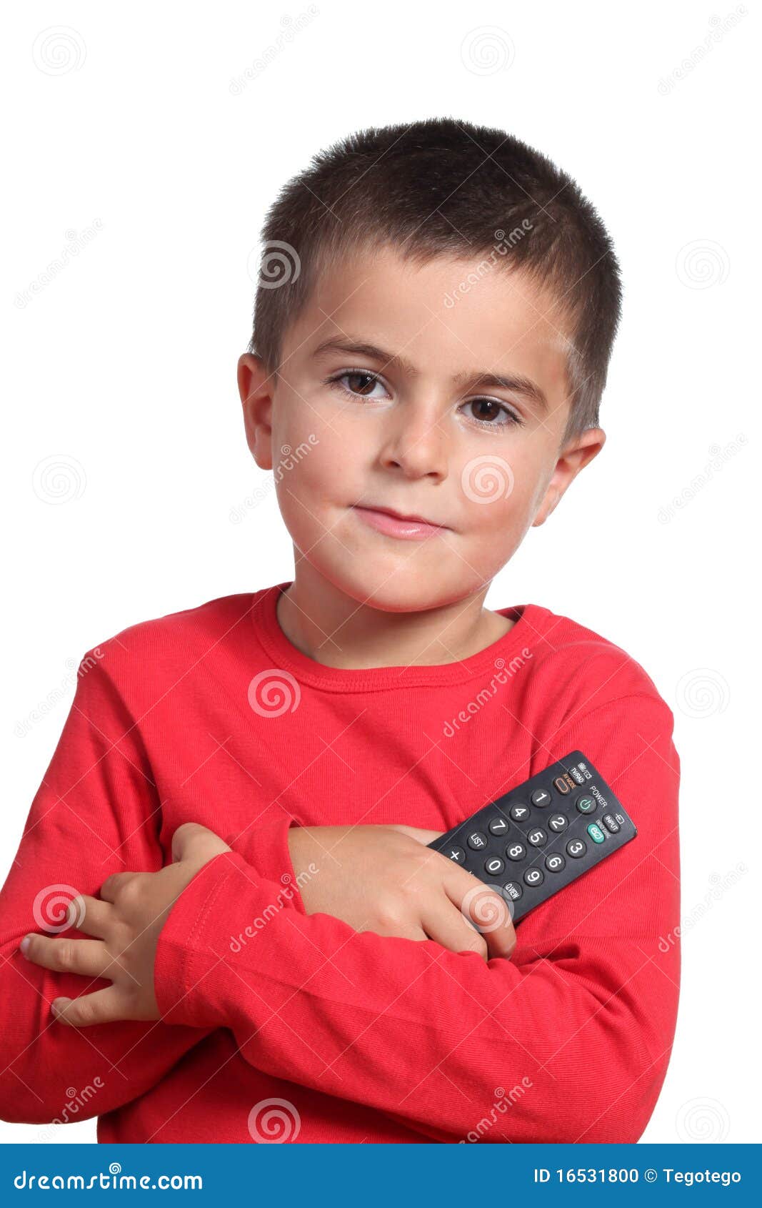 Child with Tv Remote Control Stock Photo - Image of hold, finger: 16531800