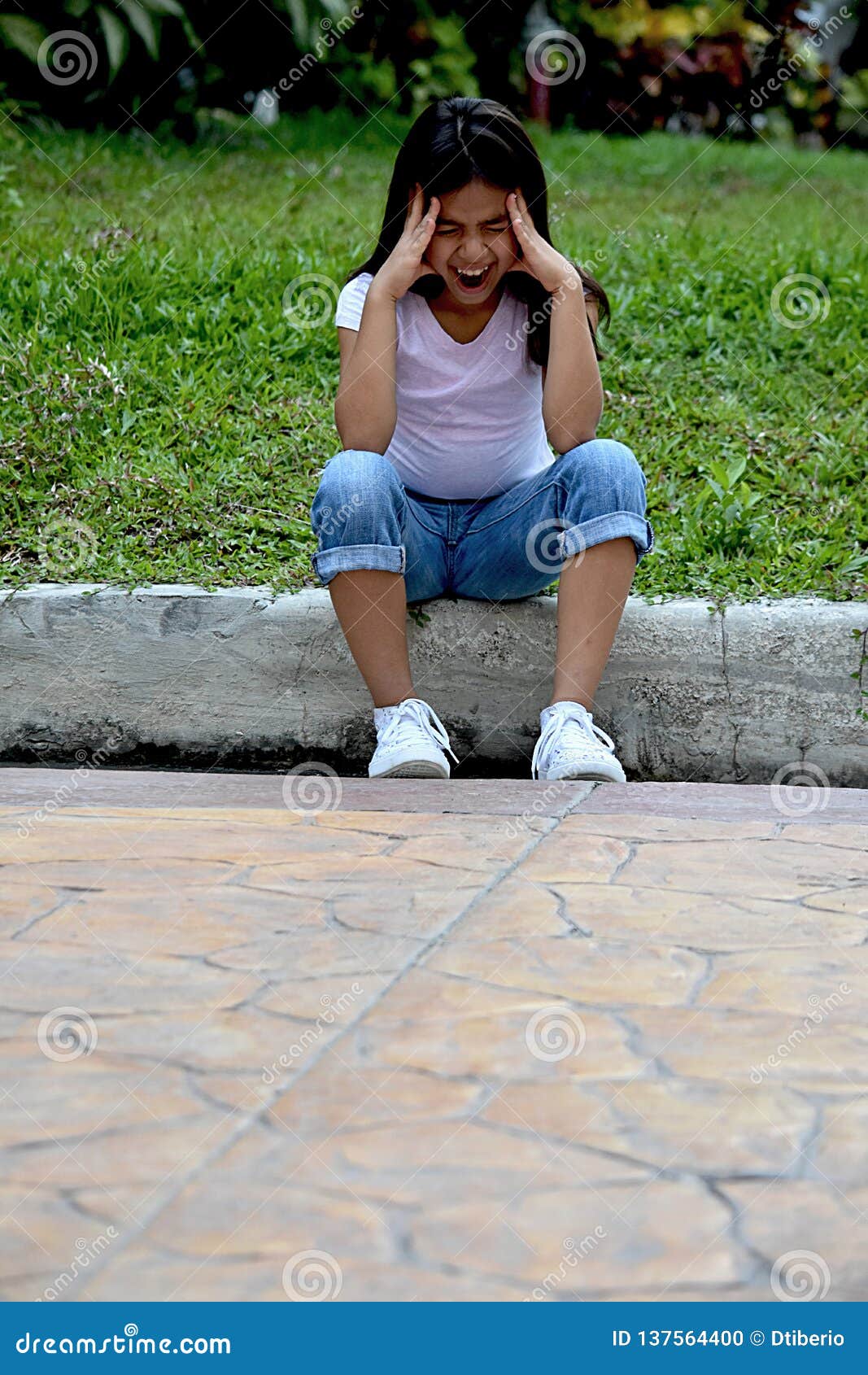A Child Under Stress stock photo. Image of ptsd, stressed - 137564400