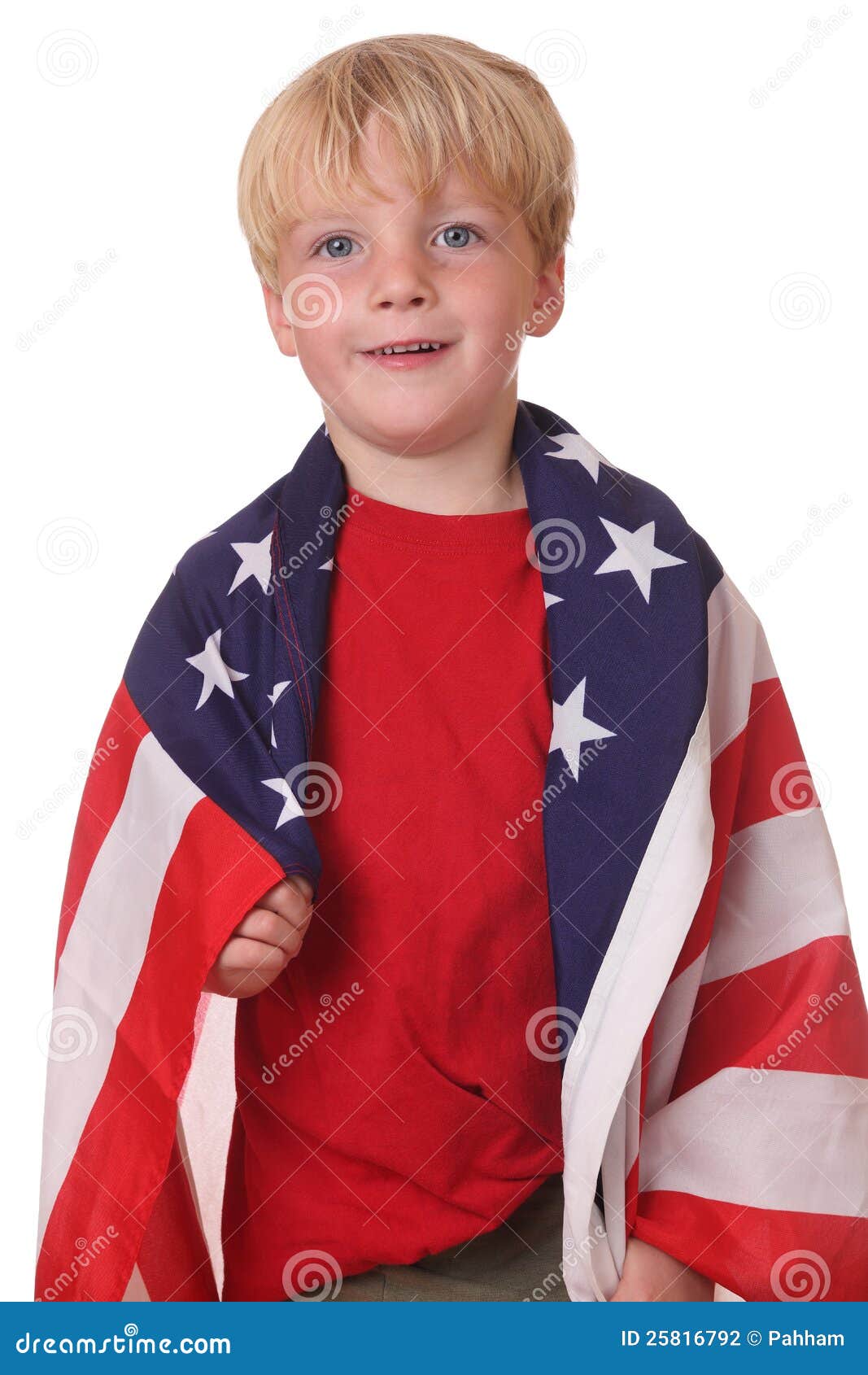 Child with USA flag stock photo. Image of national, girl - 25816792