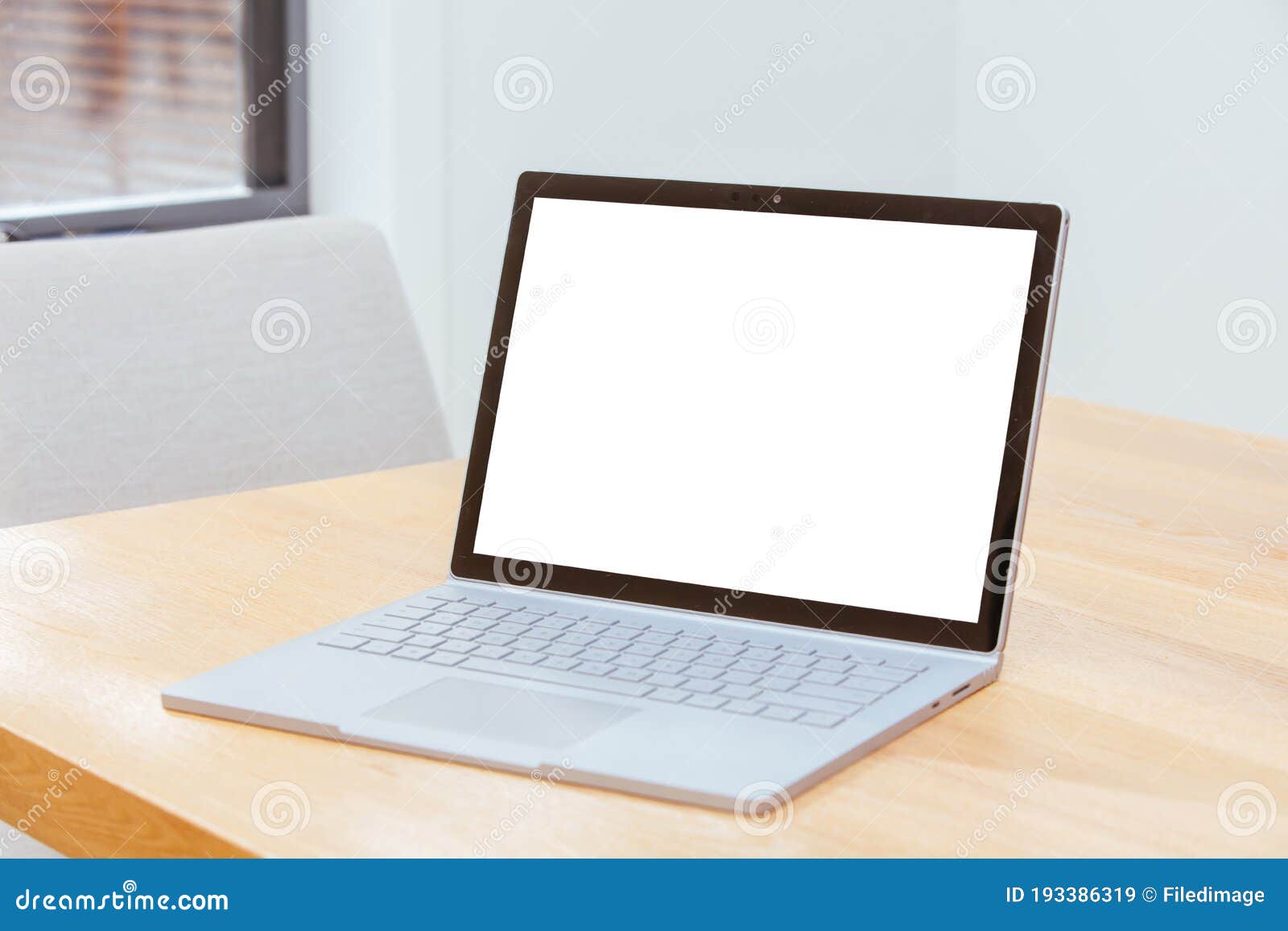 Child Uses a Computer for School Work Stock Image - Image of education ...