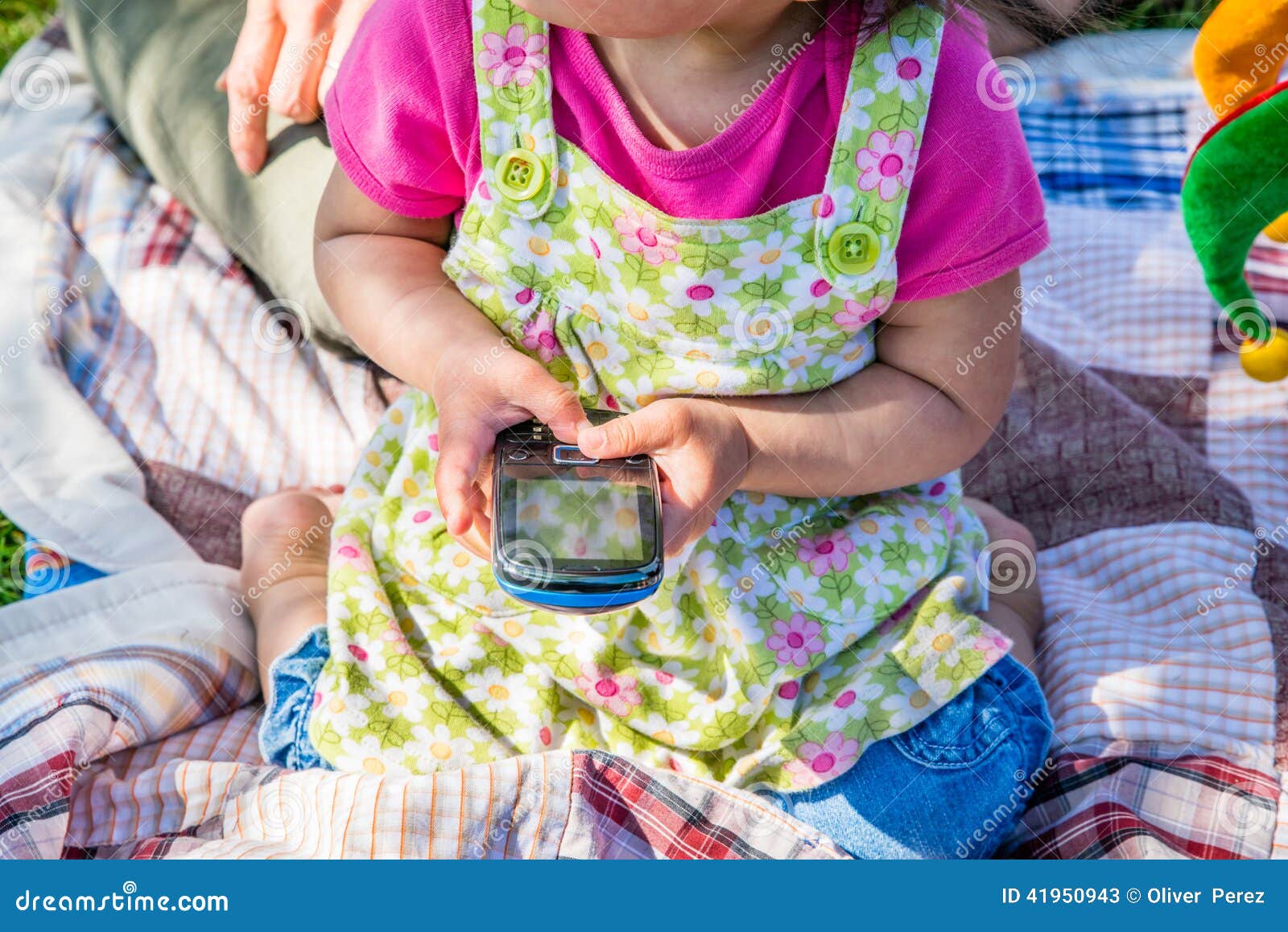 Child using a cellphone stock image. Image of business - 41950943