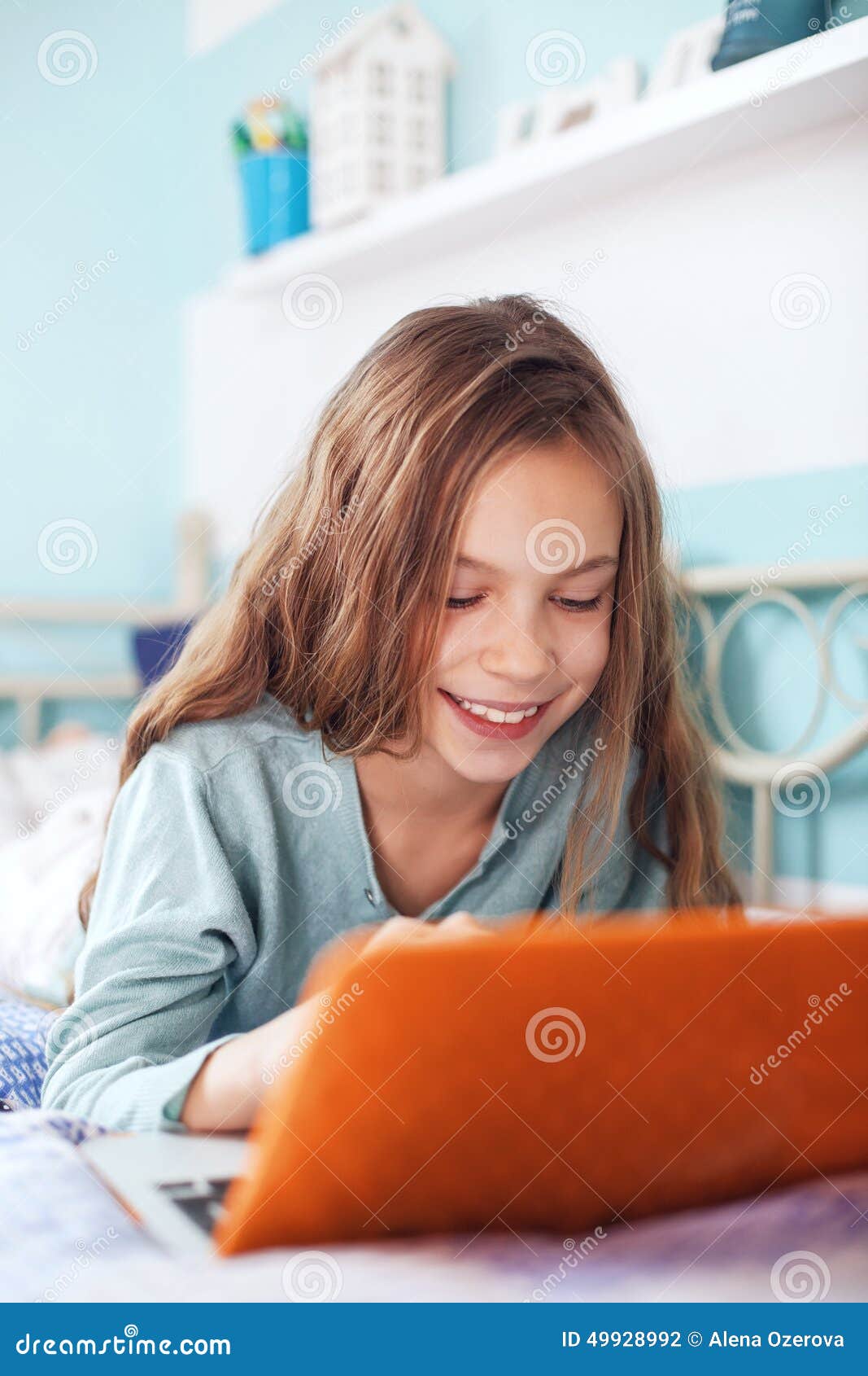 Child using laptop stock photo. Image of internet, nursery - 49928992