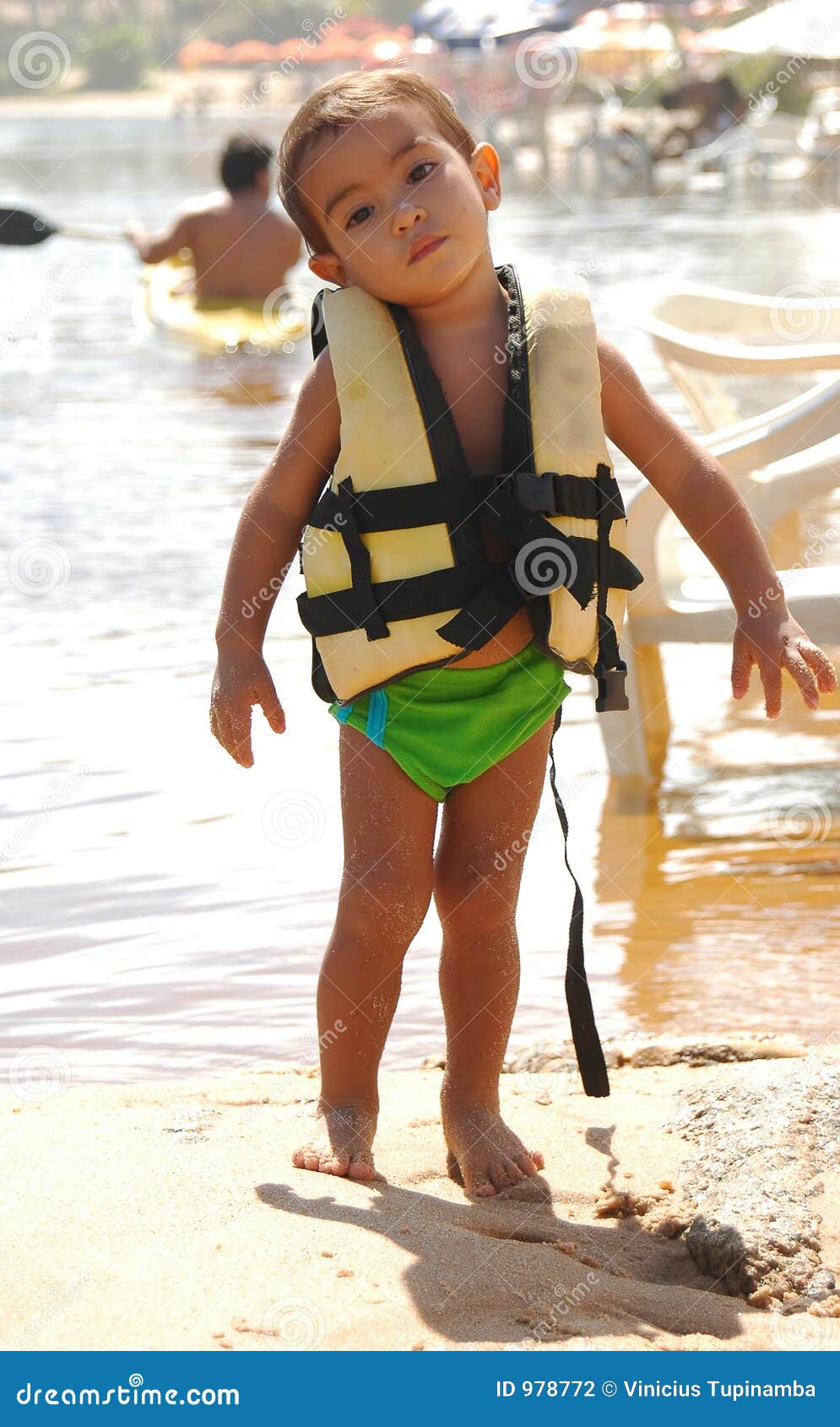 Child using lifeguard stock photo. Image of portraiture - 978772