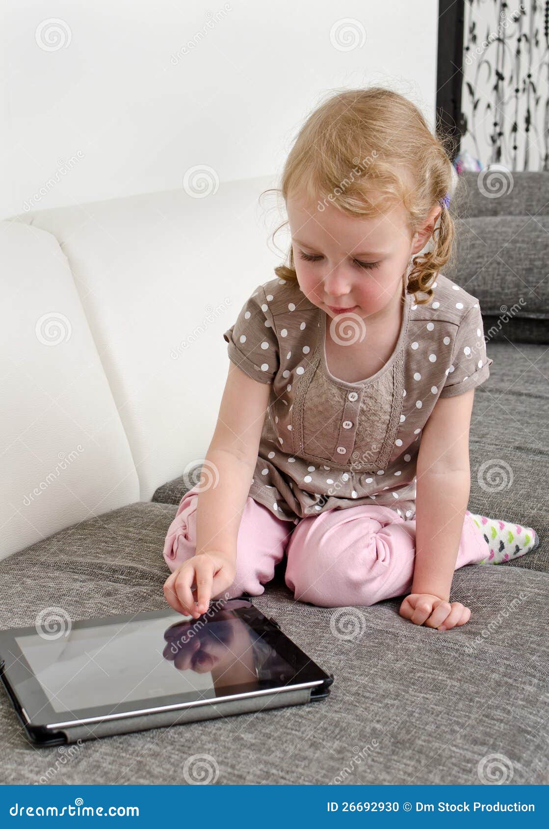 Child Using Tablet Computer Stock Photo - Image of education, modern ...