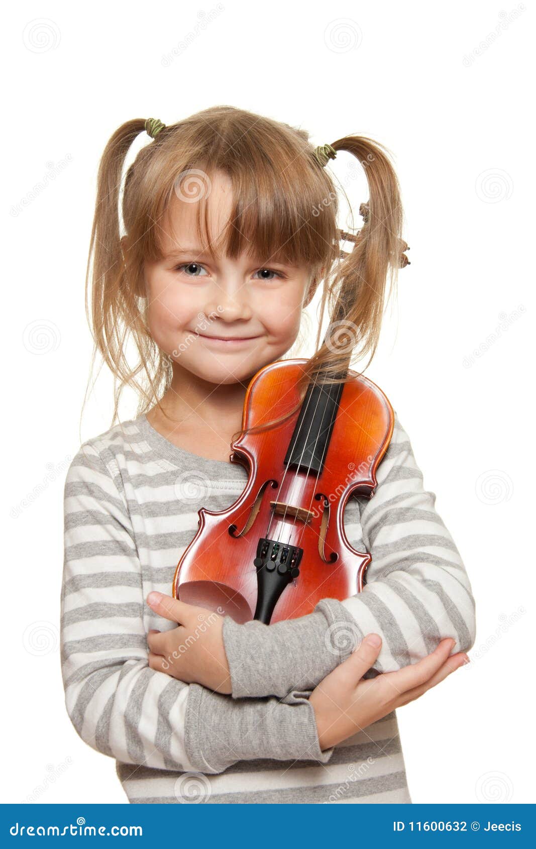 Child with violin stock photo. Image of beloved, happy - 11600632