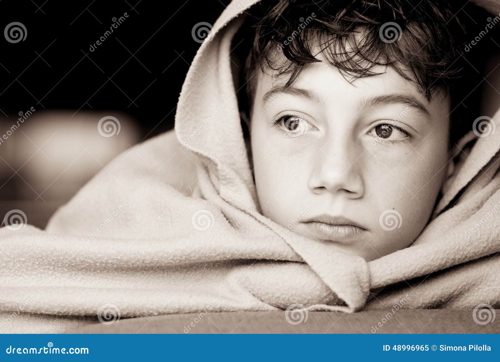 Child waiting stock image. Image of headache, interiors - 48996965