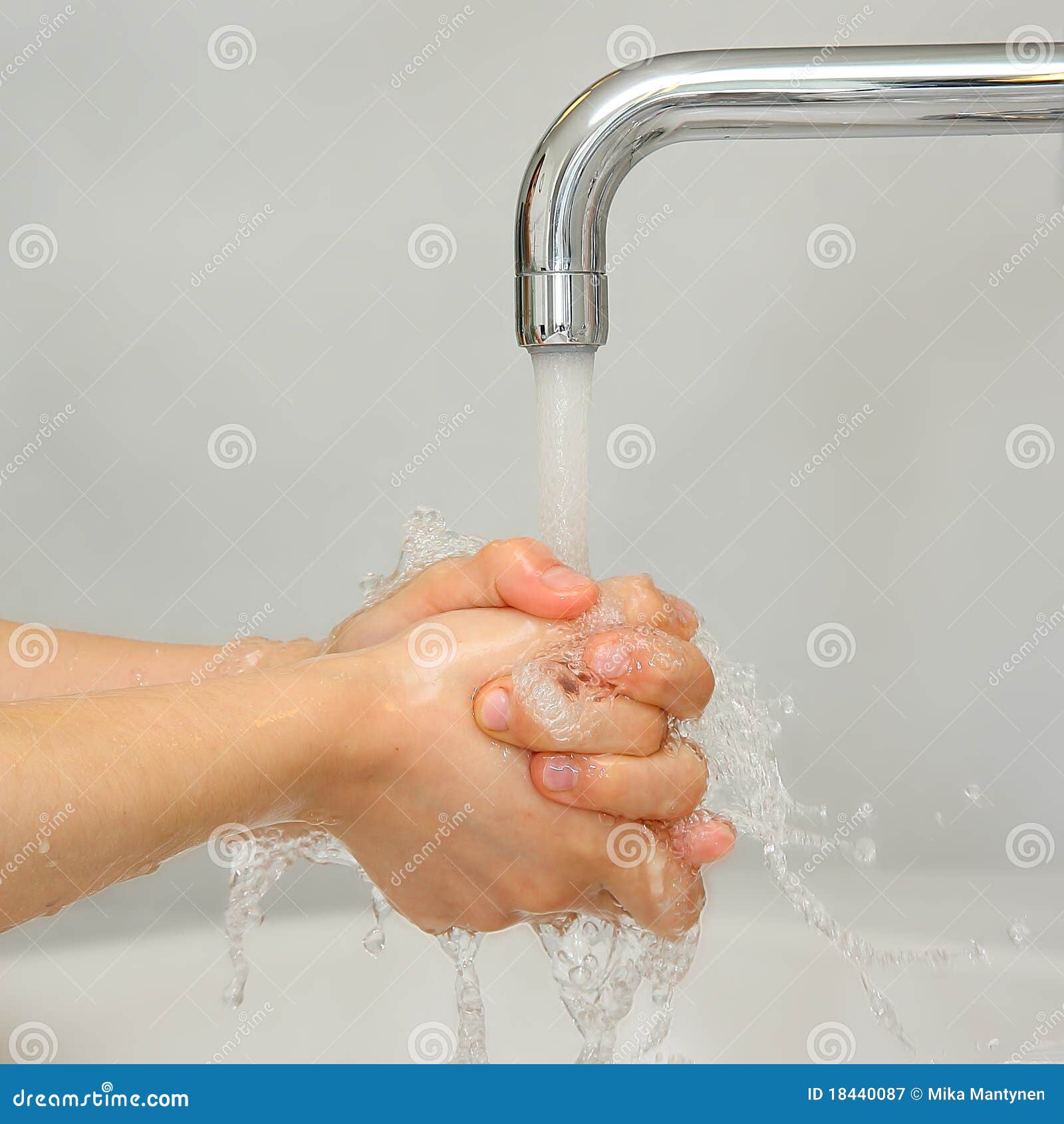 Child Washing Hands Royalty Free Stock Photography - Image: 18440087