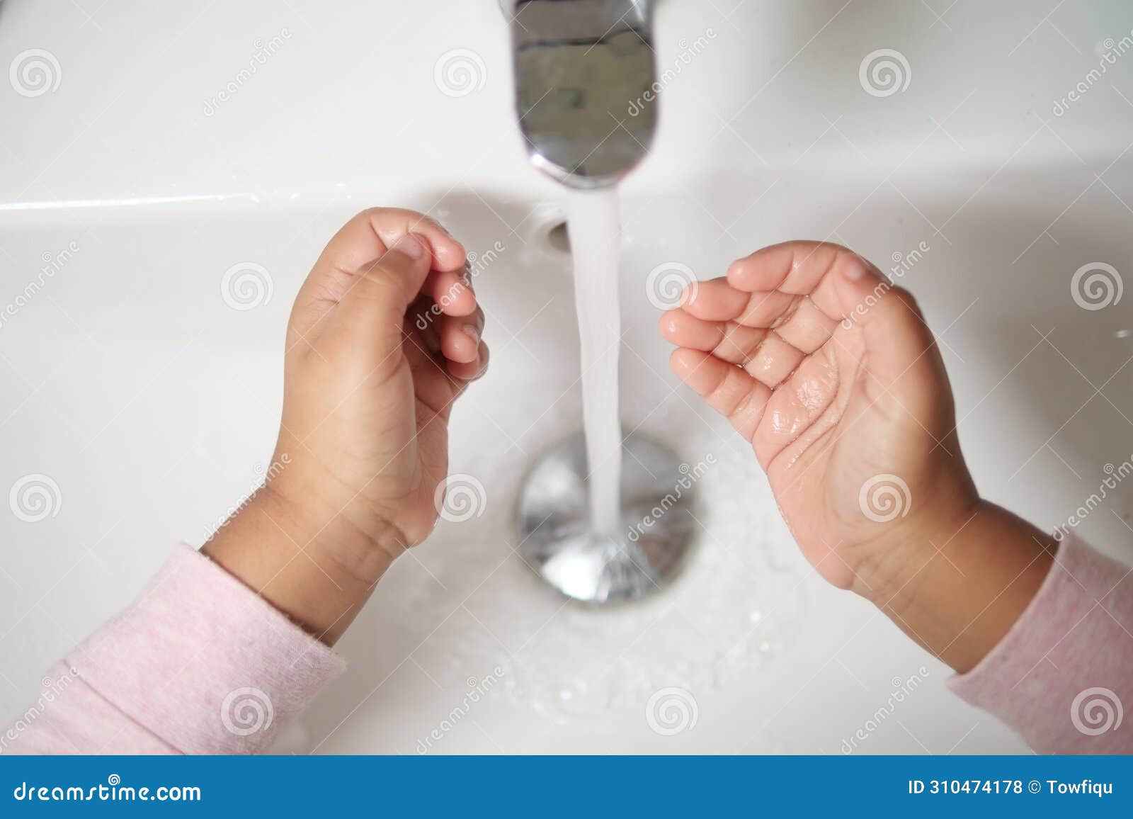 Child Washing Hands with Soap Stock Photo - Image of child, happy ...