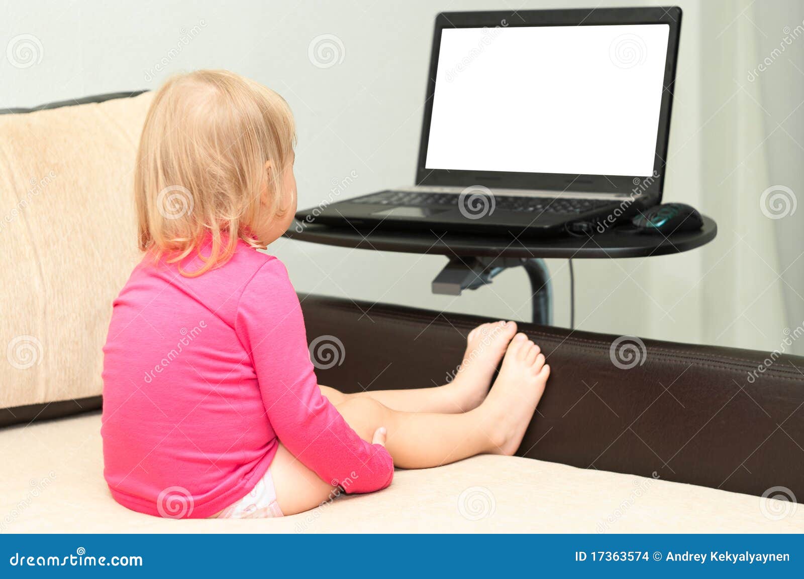 Child watching at screen stock photo. Image of learning - 17363574