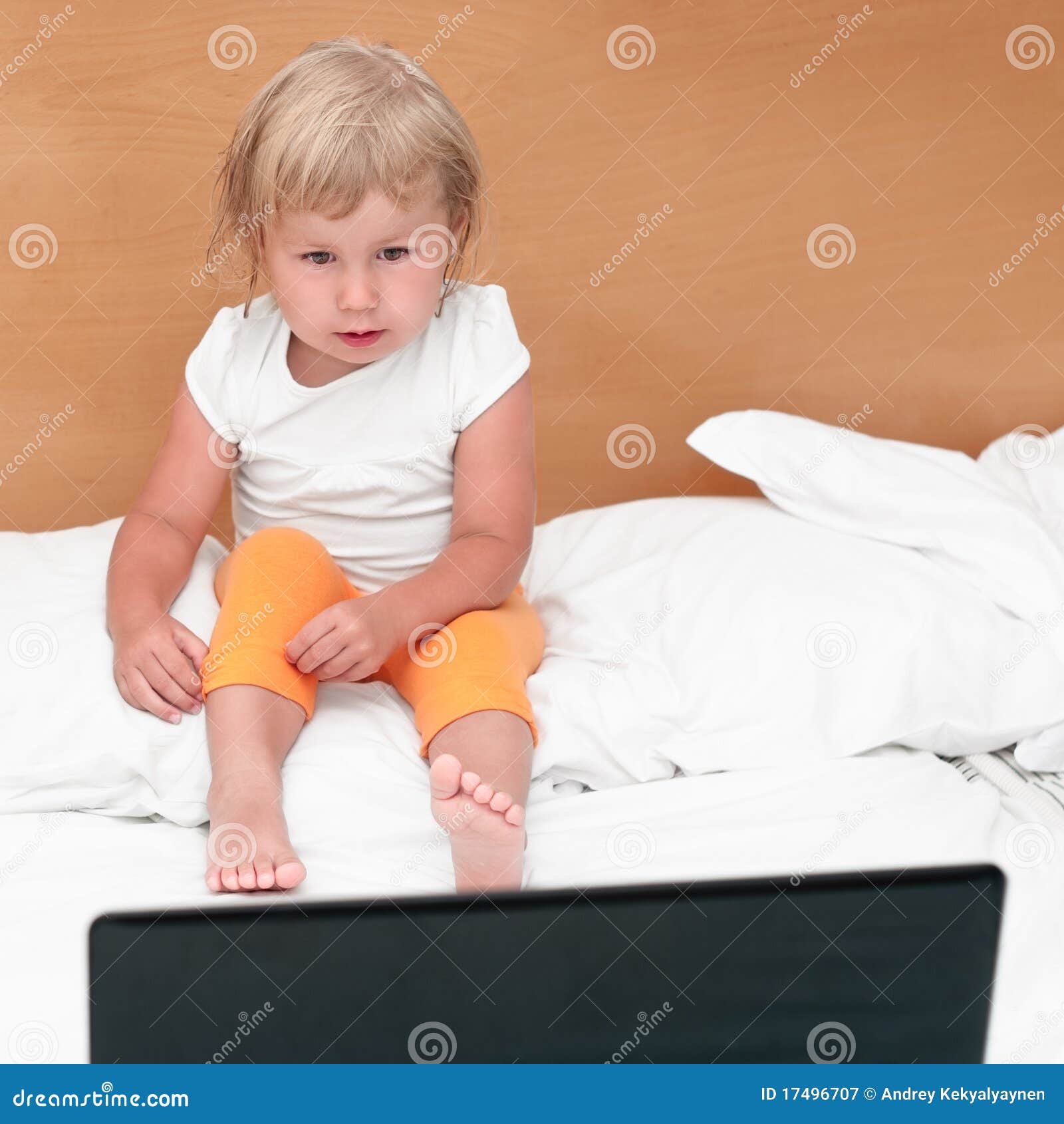 Child watching at screen stock image. Image of beauty - 17496707