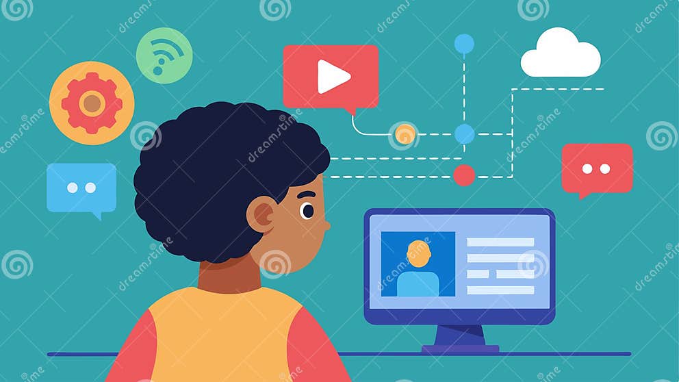 A Child Watching a YouTube Video about Machine Learning Trying To Wrap ...