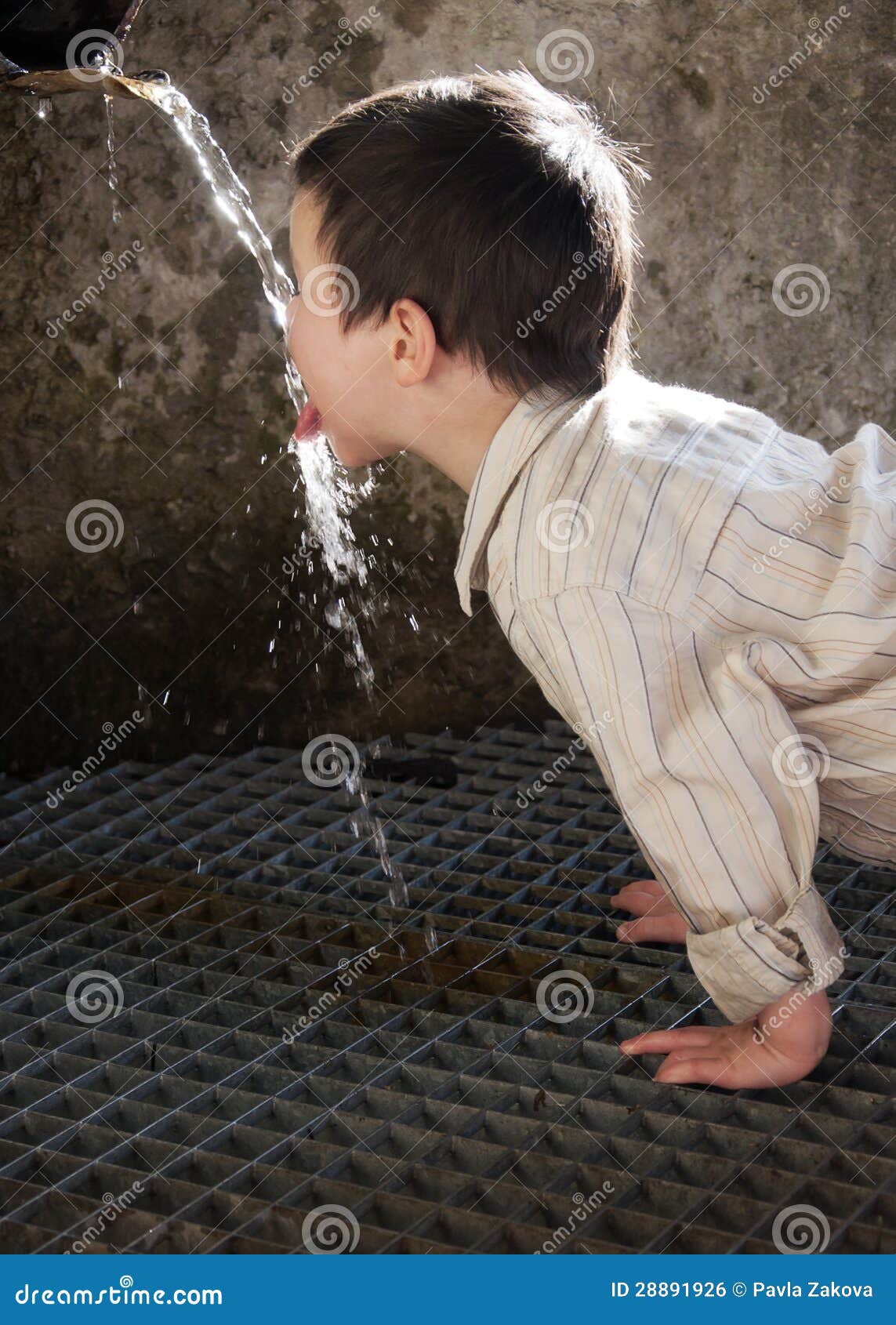 Child in water fountain stock photo. Image of health - 28891926