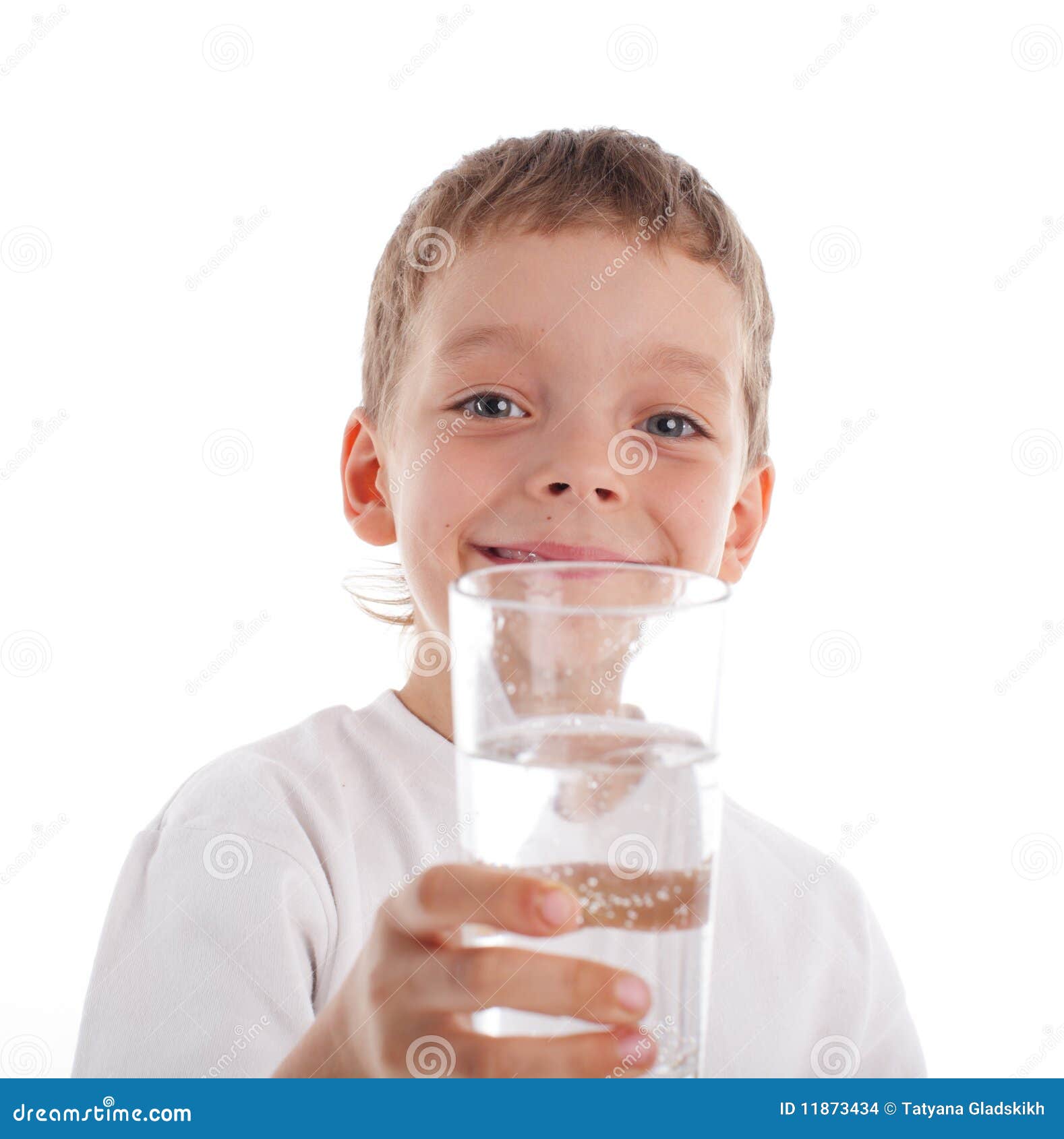 Child with water in glass stock photo. Image of beautiful - 11873434