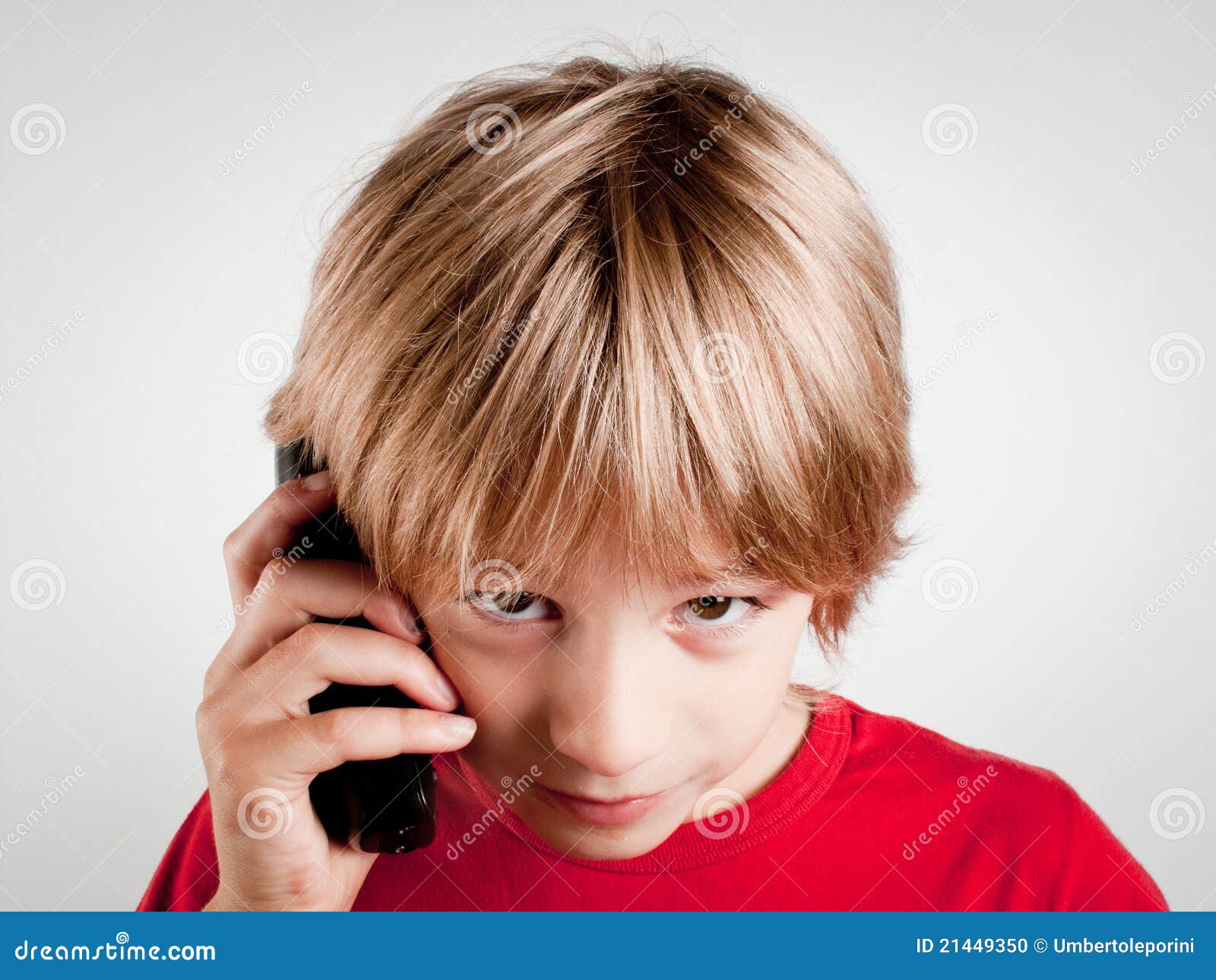 Child whit telephone stock photo. Image of talk, child - 21449350