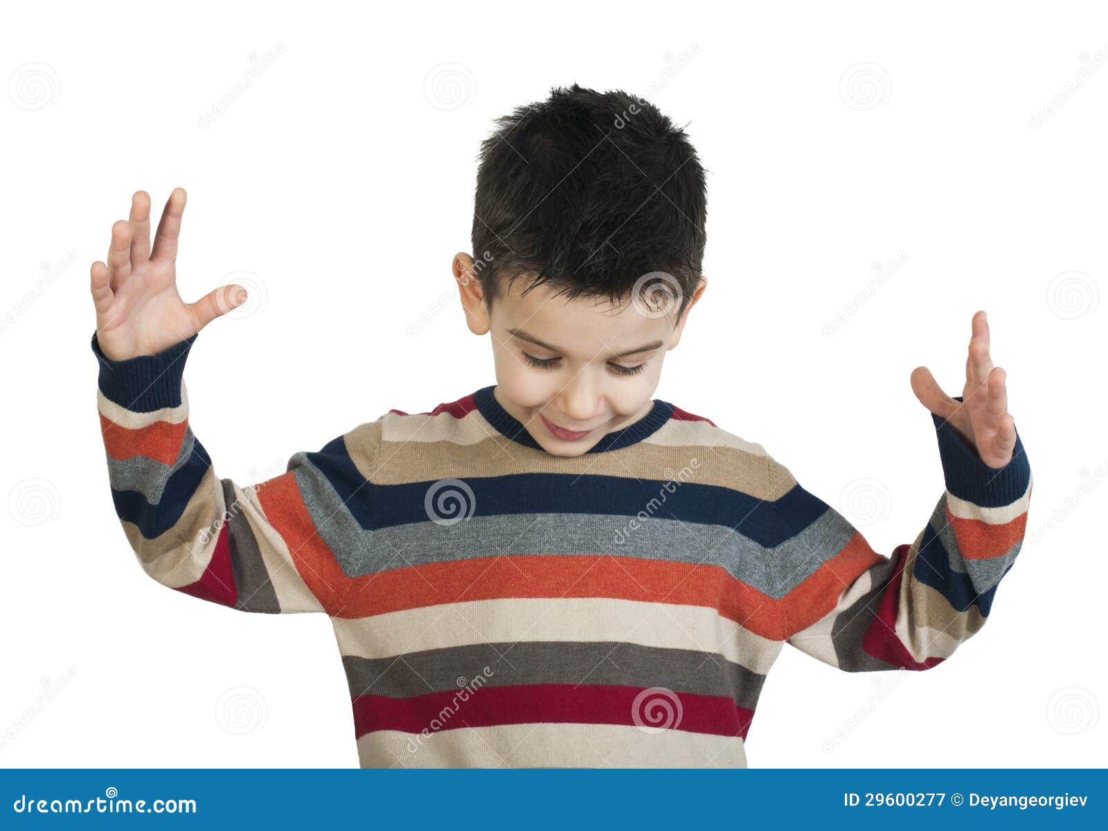 Child who looking down stock image. Image of happiness - 29600277