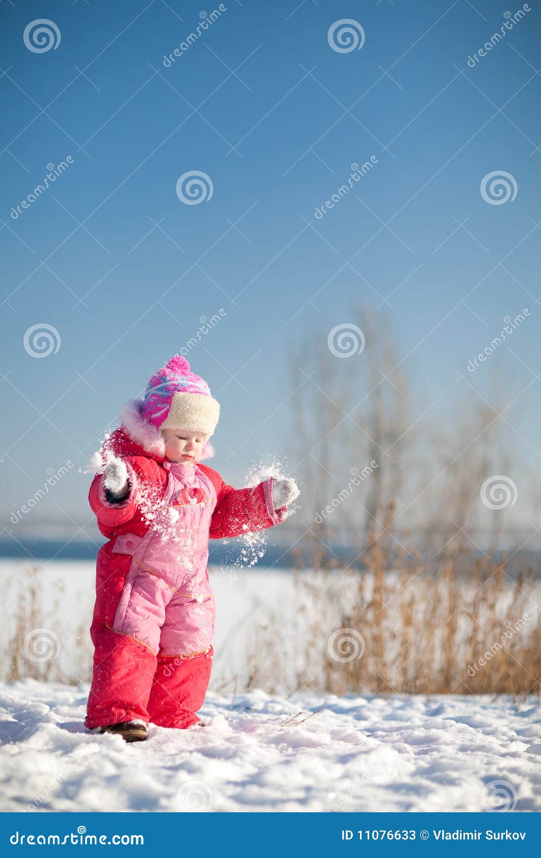 Child in winter stock image. Image of healthy, child - 11076633