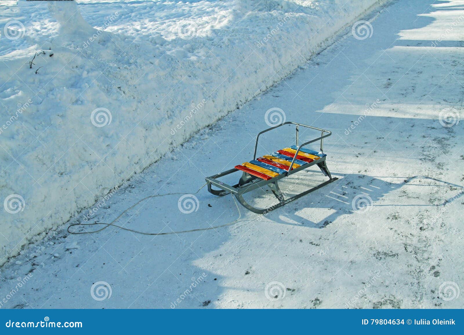 Sled Rope Pull Woman Pulling Weights Workout Royalty-Free Stock ...