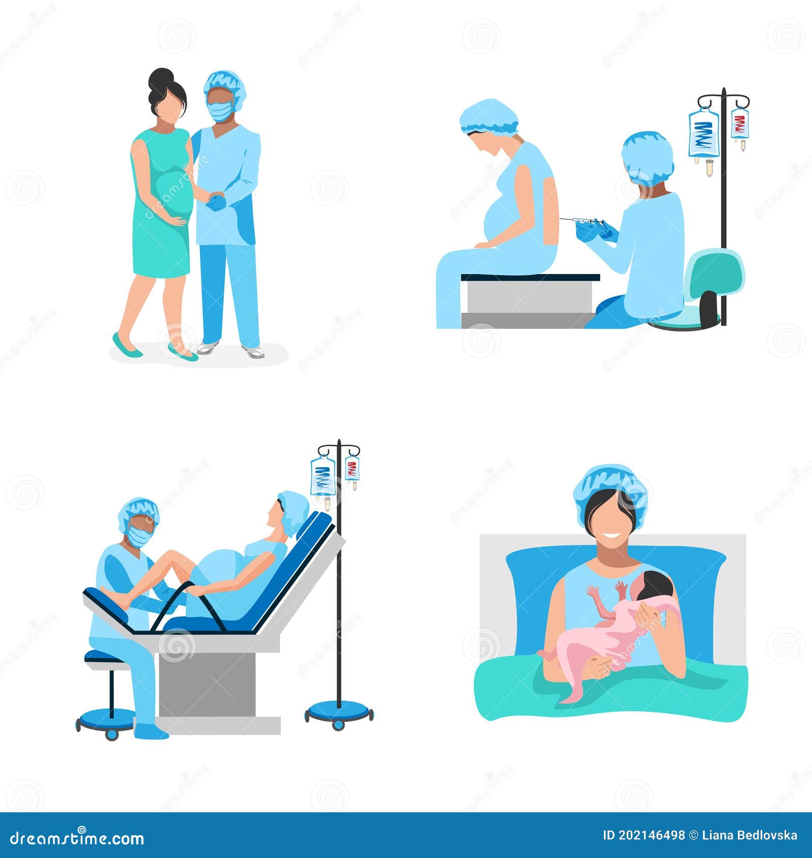Birth Delivery Woman Baby Stock Illustrations – 648 Birth Delivery ...