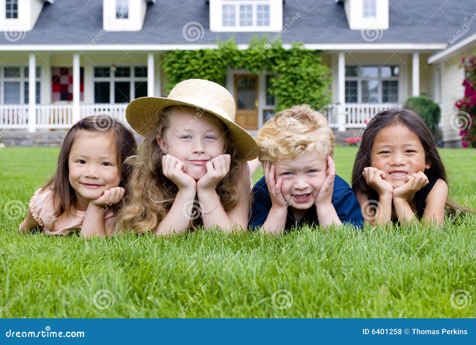 Childhood friends stock photo. Image of blond, american - 6401258