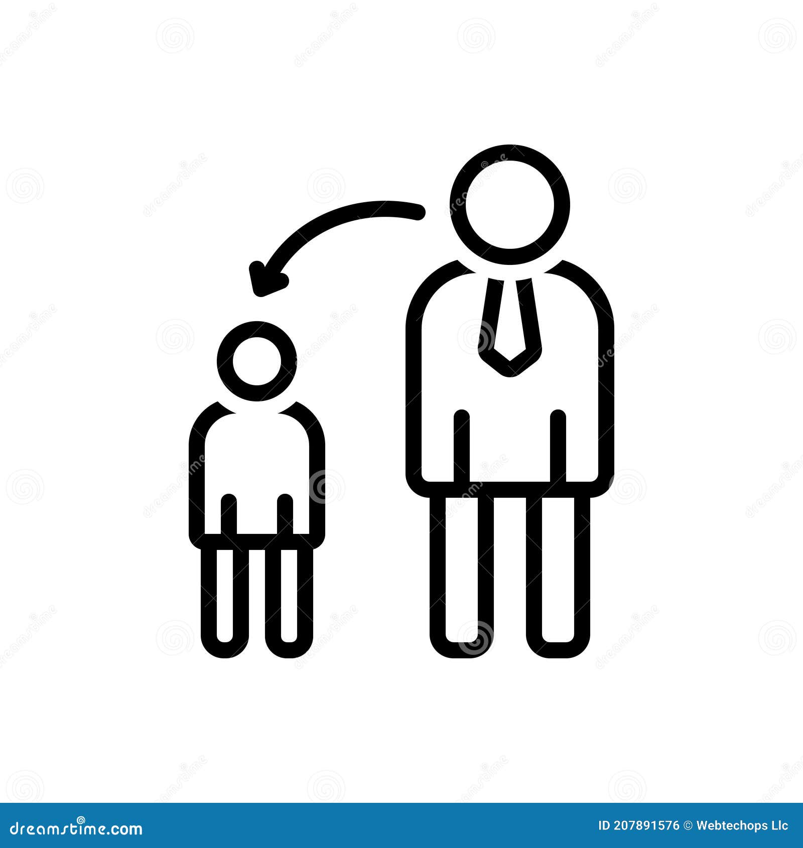 Black Line Icon for Childhood, Infancy and Early Stock Vector ...