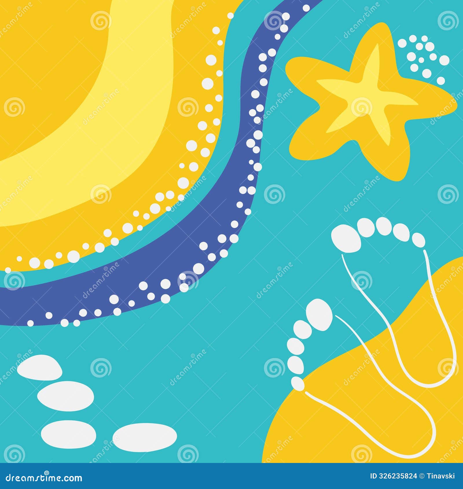 Simple Summer Vocation Theme Background Stock Photography ...