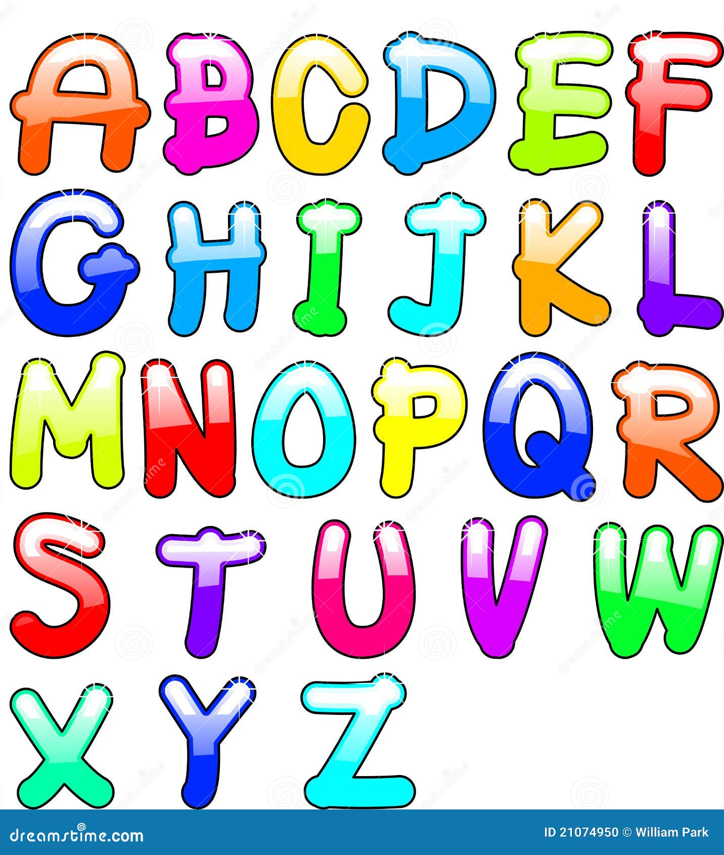 Childish alphabet stock illustration. Illustration of festive - 21074950