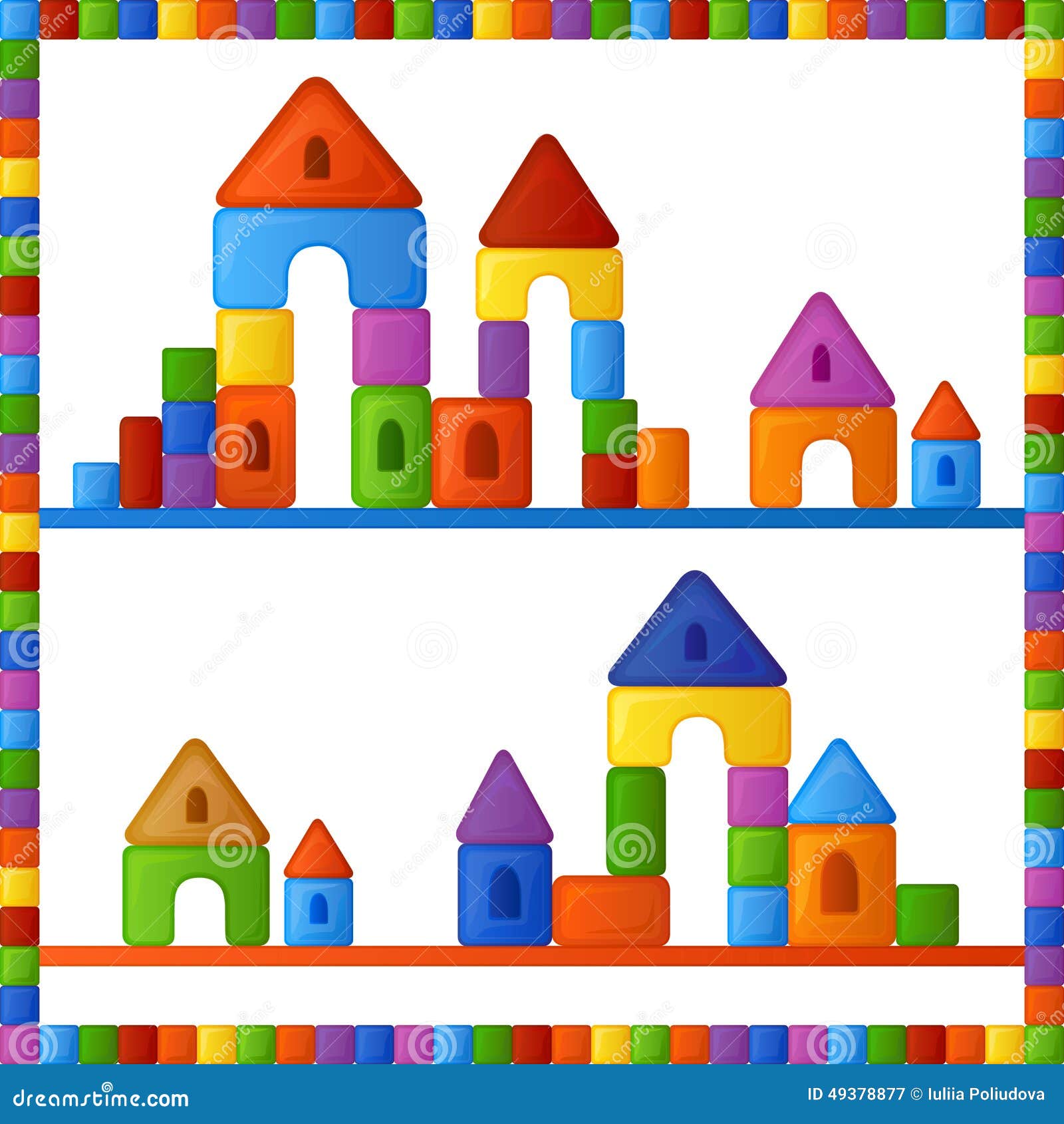 Childish background stock illustration. Illustration of little - 49378877