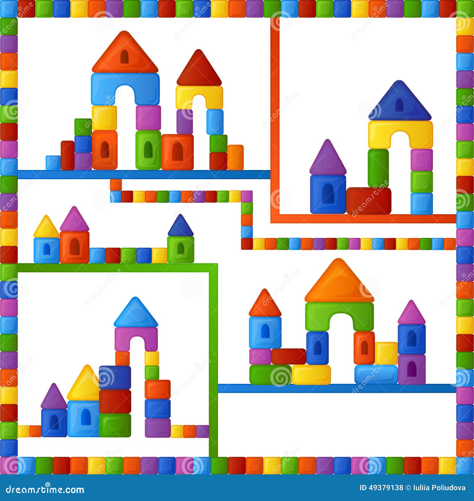 Childish background stock illustration. Illustration of element - 49379138