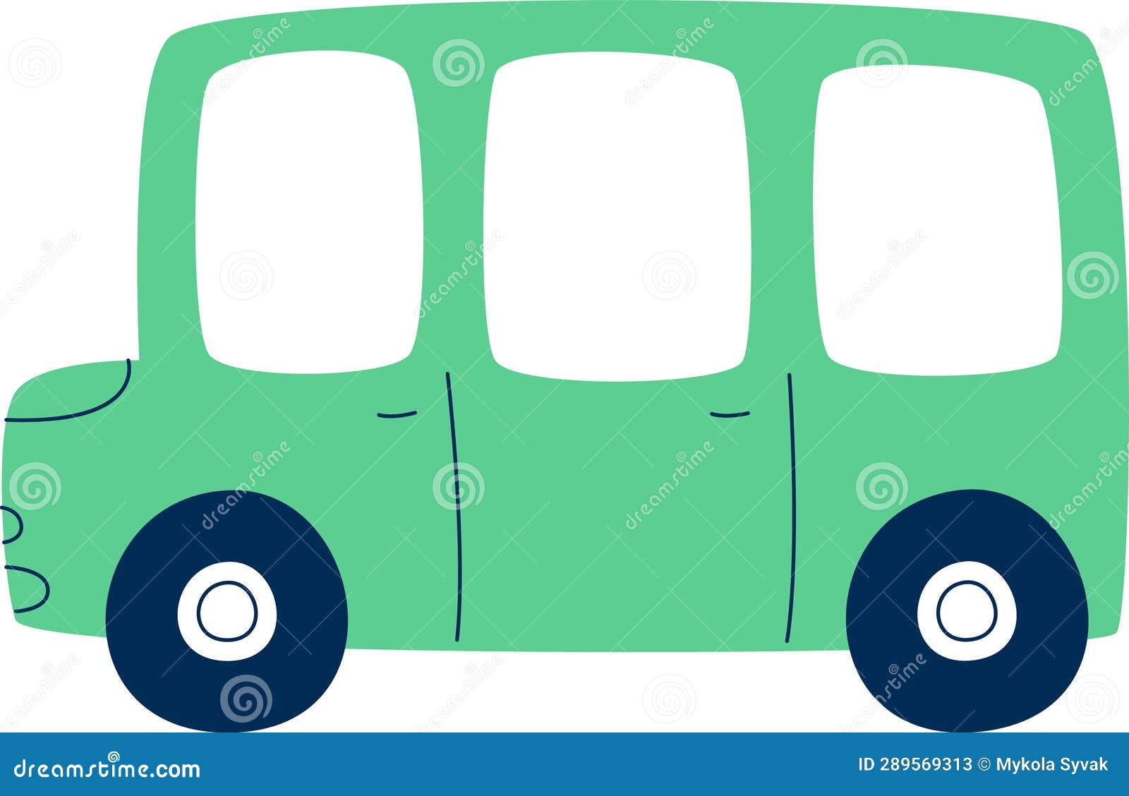 Childish Car Transport stock illustration. Illustration of auto - 289569313