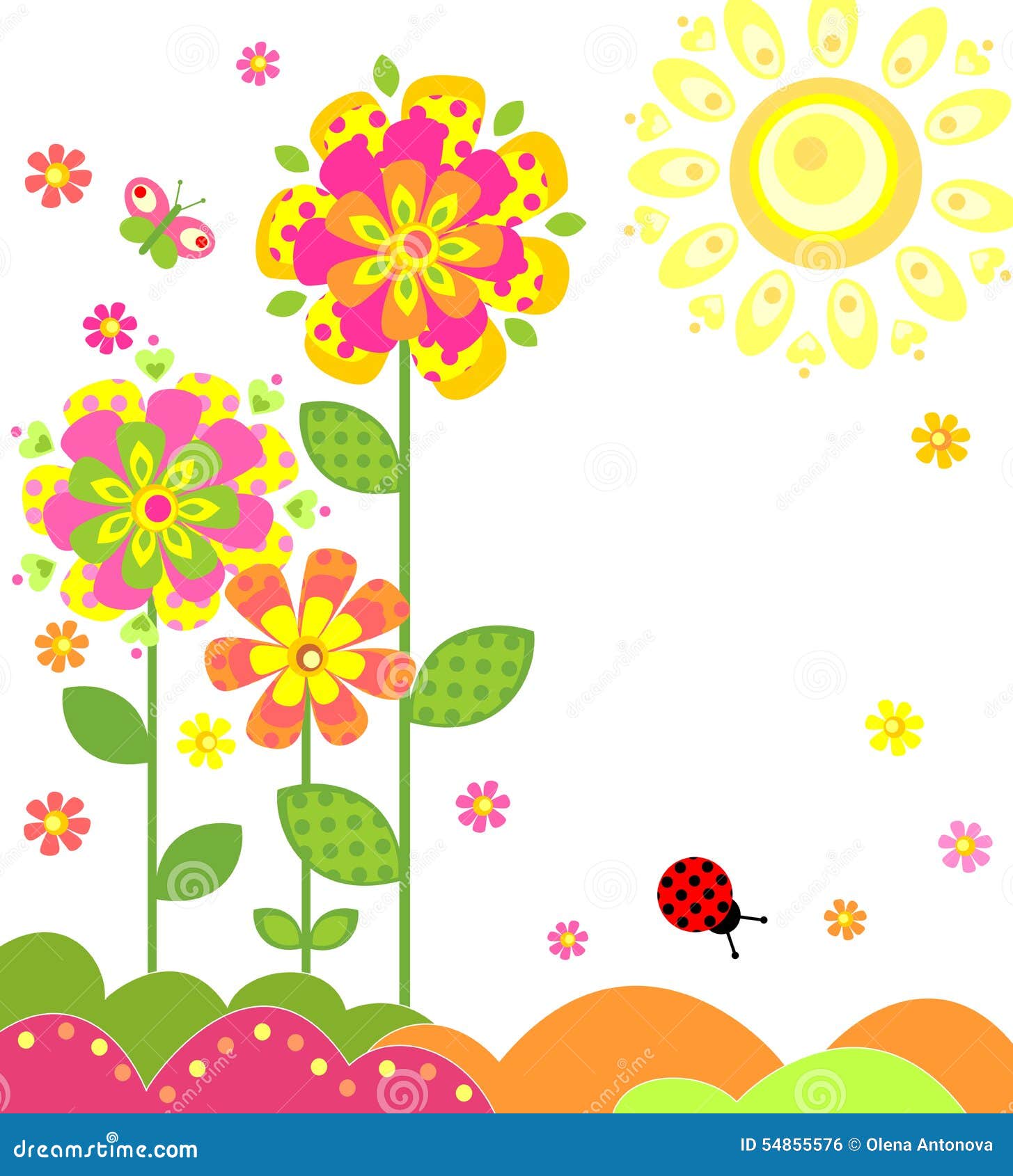 Childish cartoon stock vector. Illustration of cartoon - 54855576