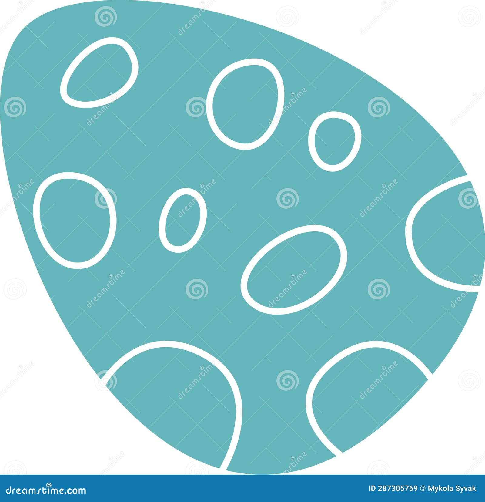 Childish Dinosaur Egg stock illustration. Illustration of animal ...