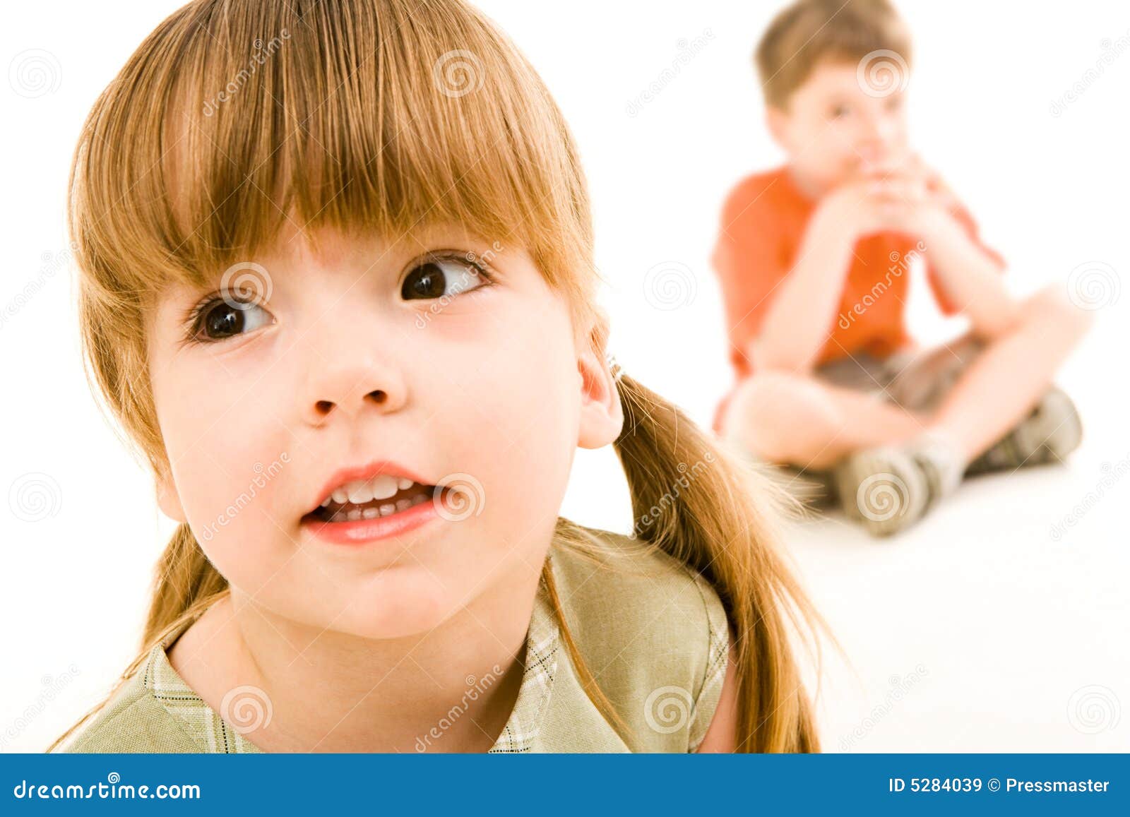 Childish look stock image. Image of beautiful, darling - 5284039