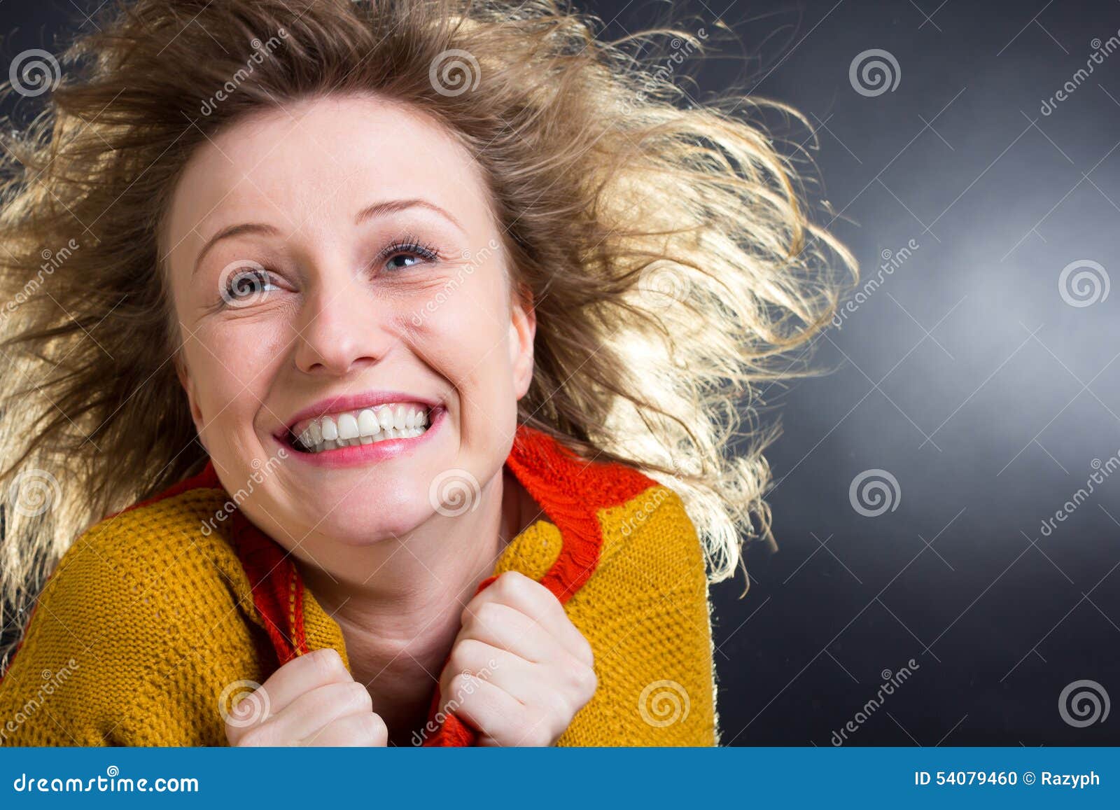 Childish look stock photo. Image of female, studio, ventilate - 54079460