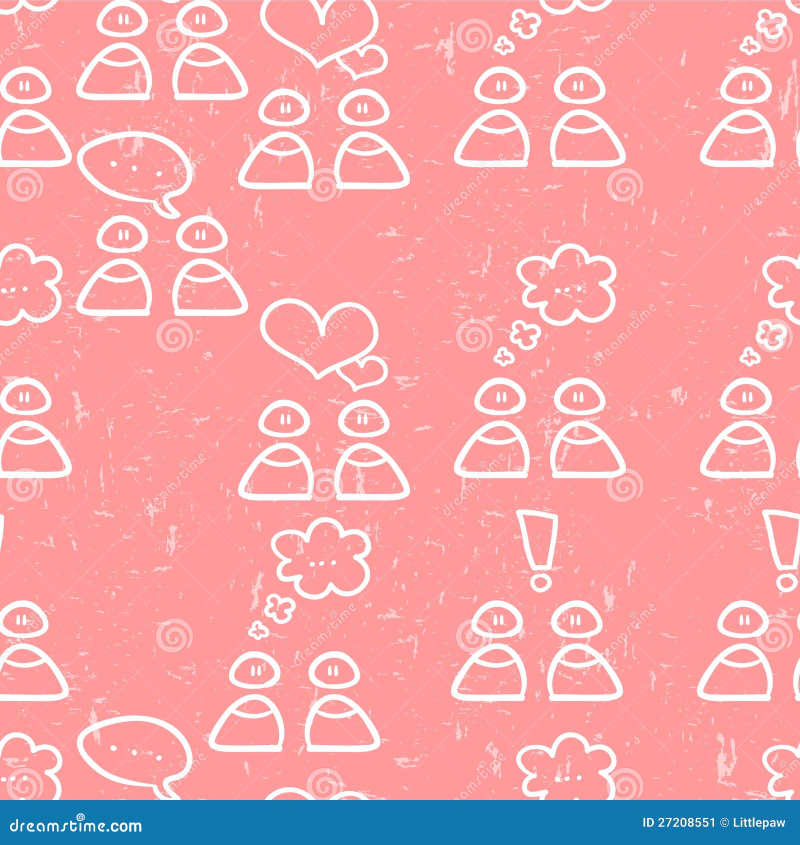 Childish seamless pattern stock vector. Illustration of template - 27208551