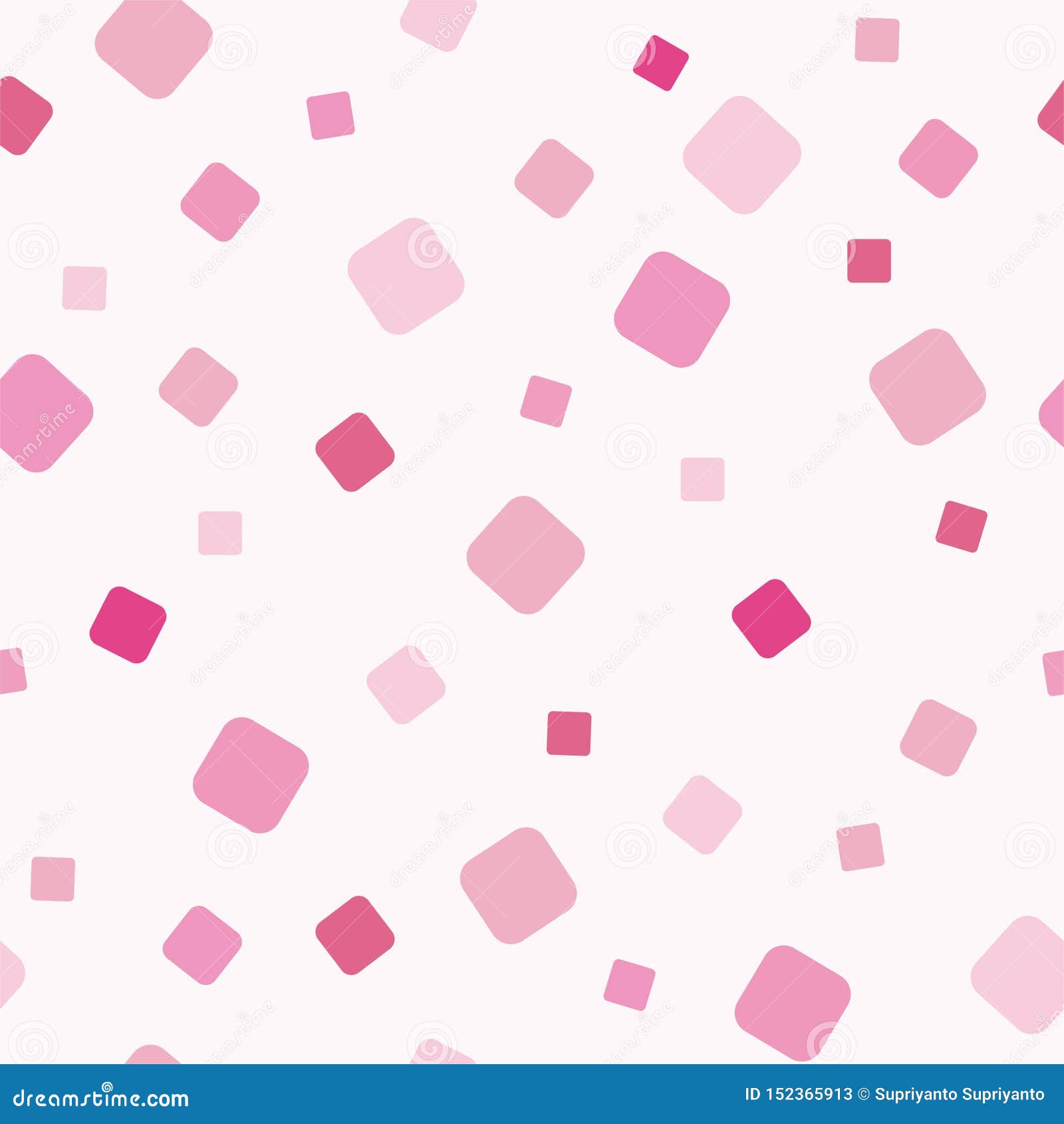 Cute Seamless Pattern Shape Square Pink. Pattern Suitable for Posters ...