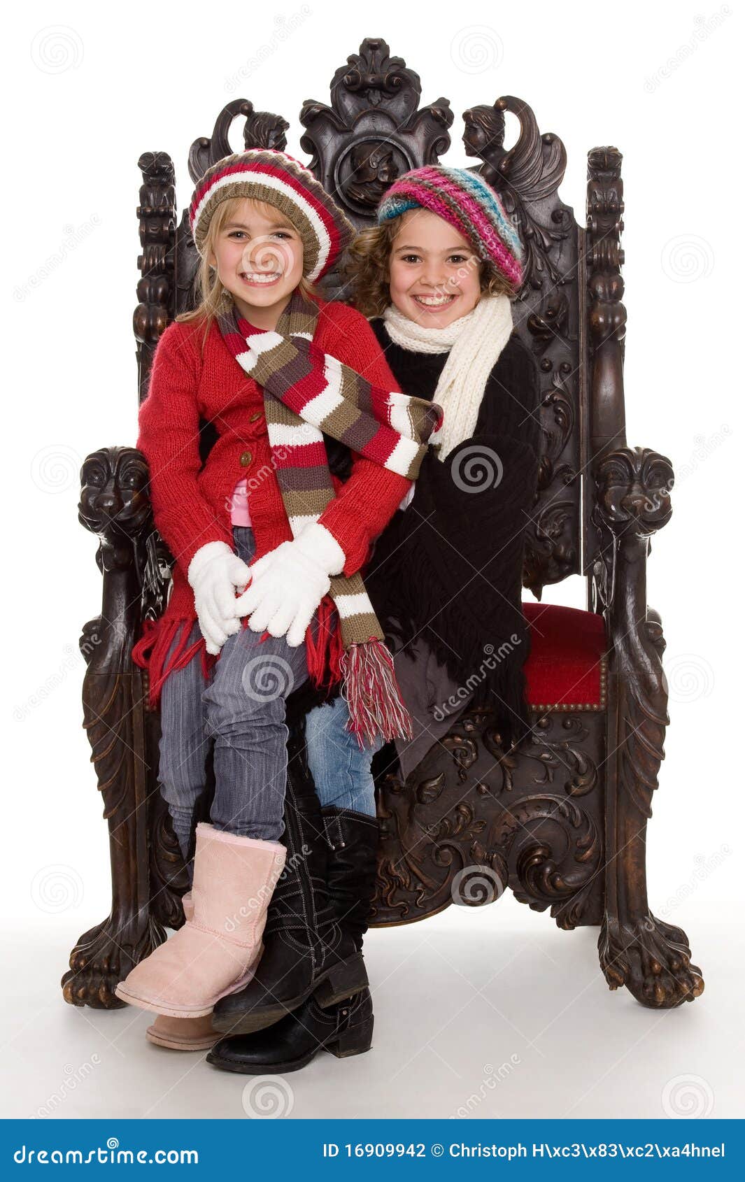 Children stock photo. Image of clothes, throne, children - 16909942