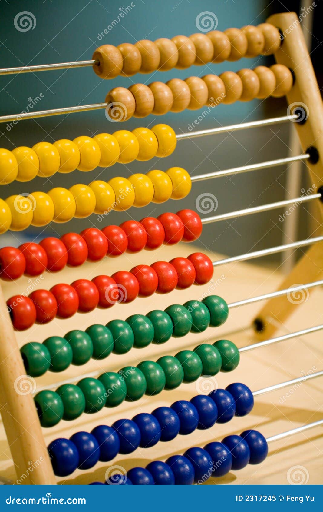 Children abacus stock image. Image of yellow, subtraction - 2317245