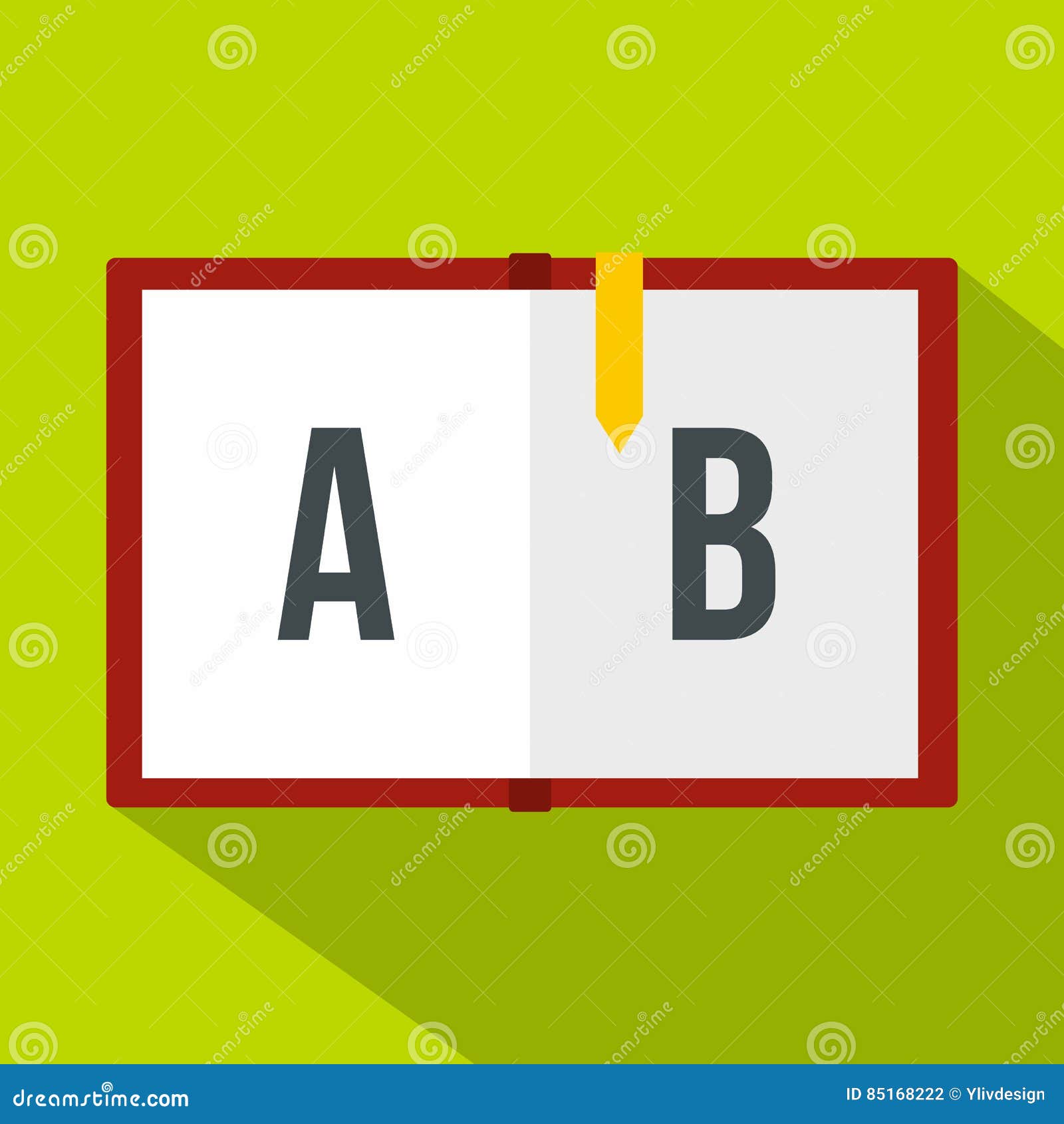 Children Abc Icon, Flat Style Stock Vector - Illustration of bright ...