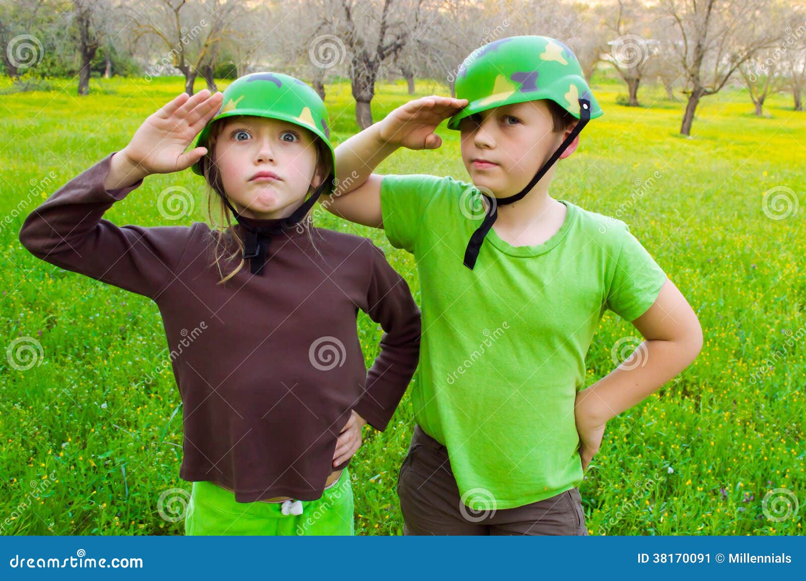 Children army stock image. Image of freedom, helmets - 38170091