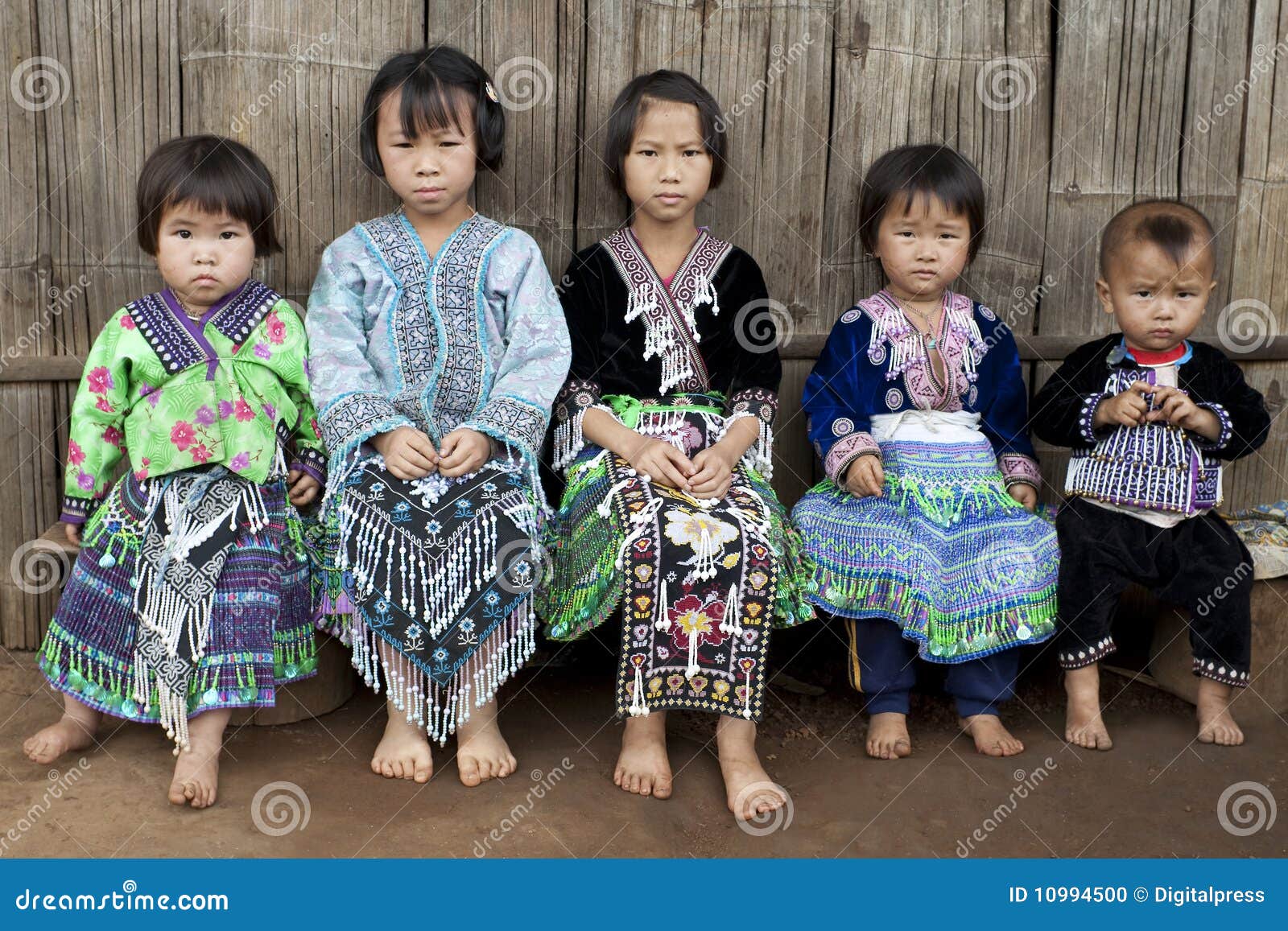 Children of Asia, Ethnic Group Meo, Hmong Stock Photo - Image of ...