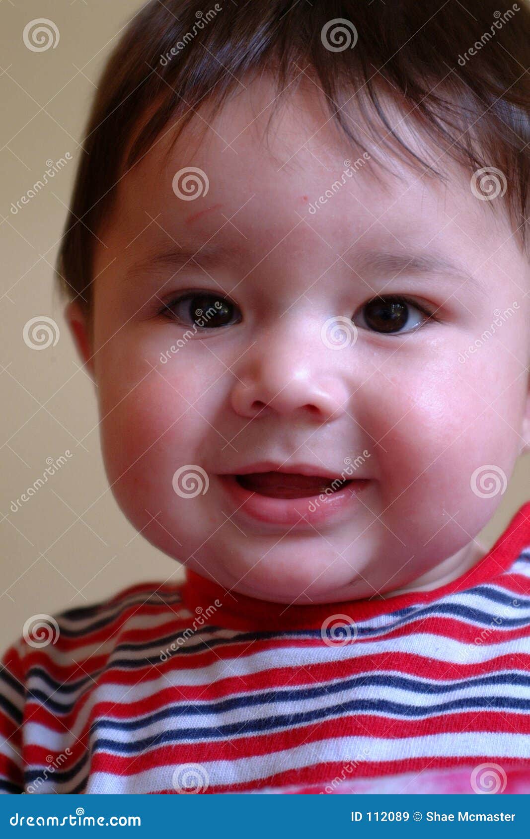 Children - Baby Face stock image. Image of smile, brown - 112089