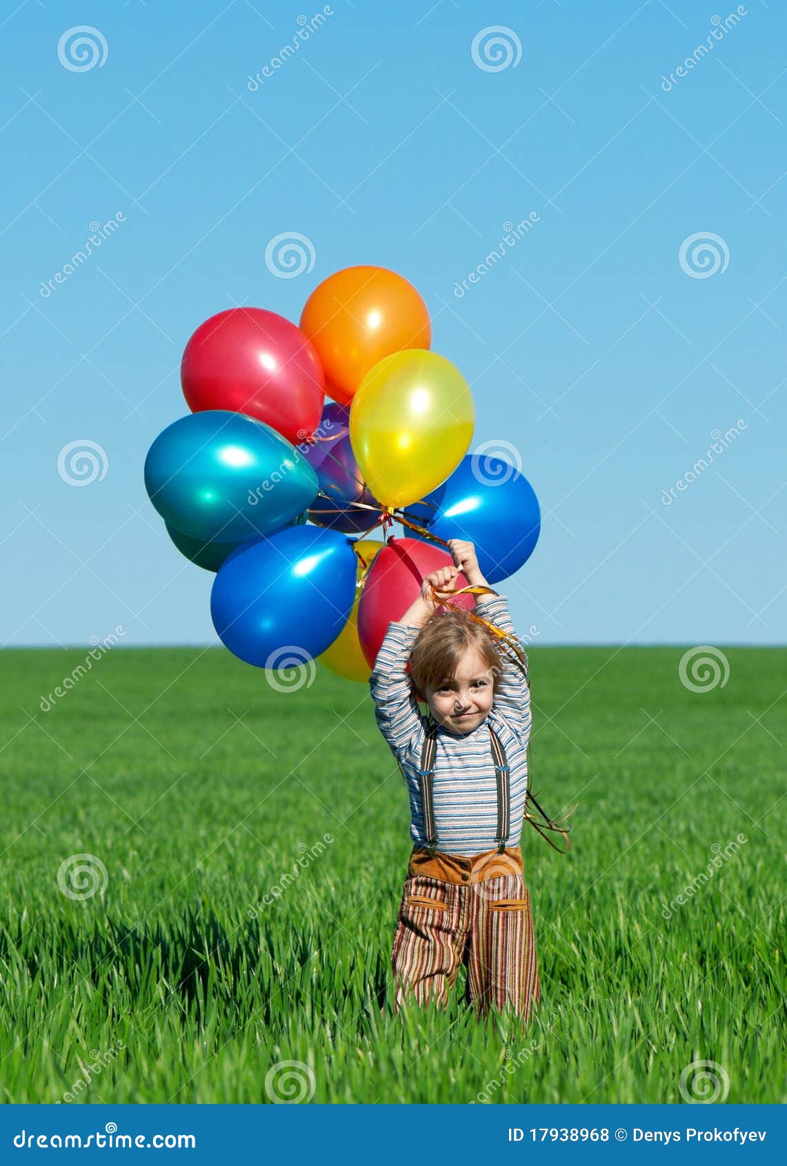 Children with balloons stock photo. Image of child, leisure - 17938968