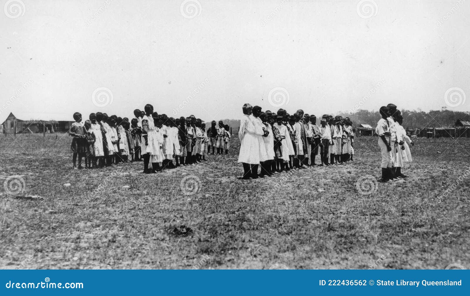 Children At Barambah Aboriginal Settlement 1911 Picture. Image: 222436562