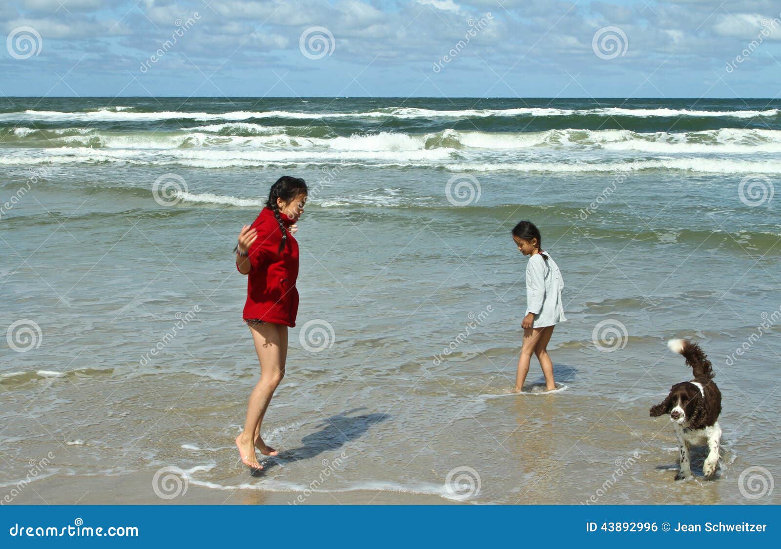 Children at the Beach in Denmark Stock Photo - Image of scandinavian ...