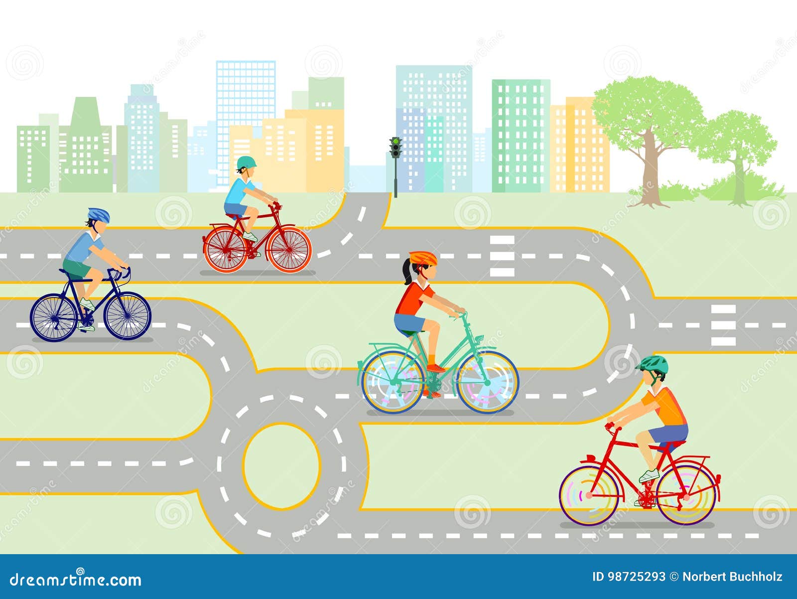Bicycles Only Traffic Road Sing Isolate On White Background,Vector ...