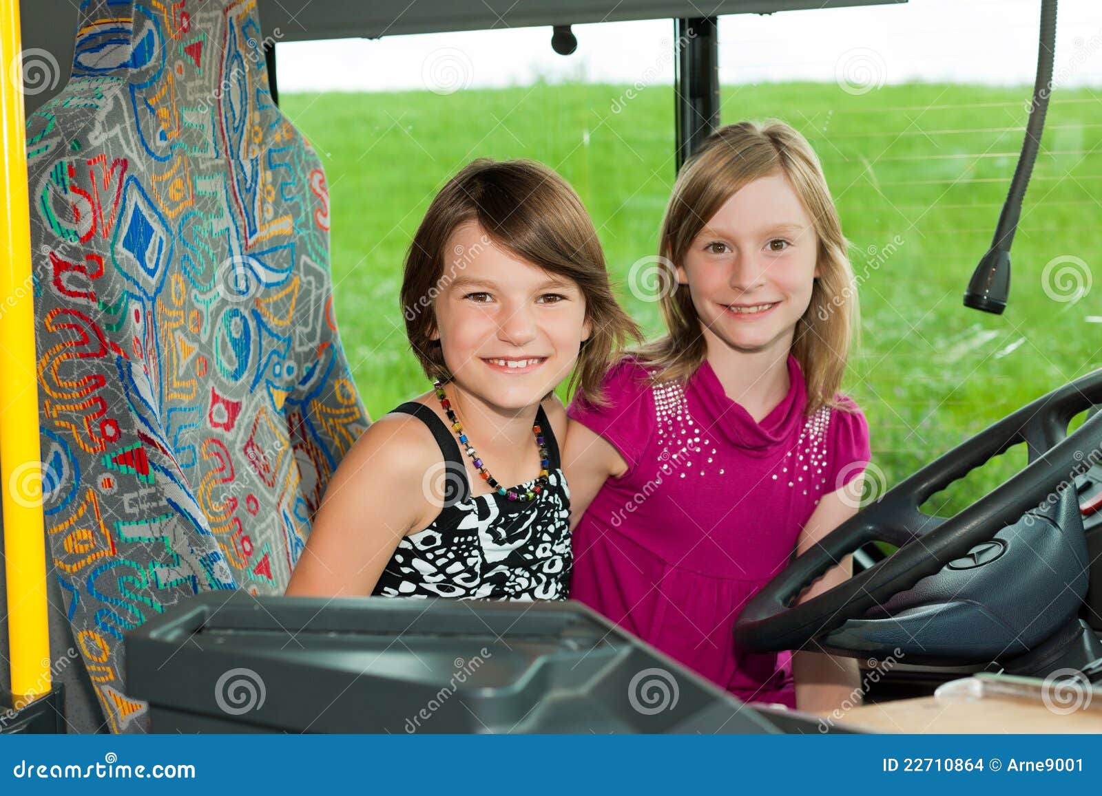 Children in a bus stock photo. Image of drive, driver - 22710864