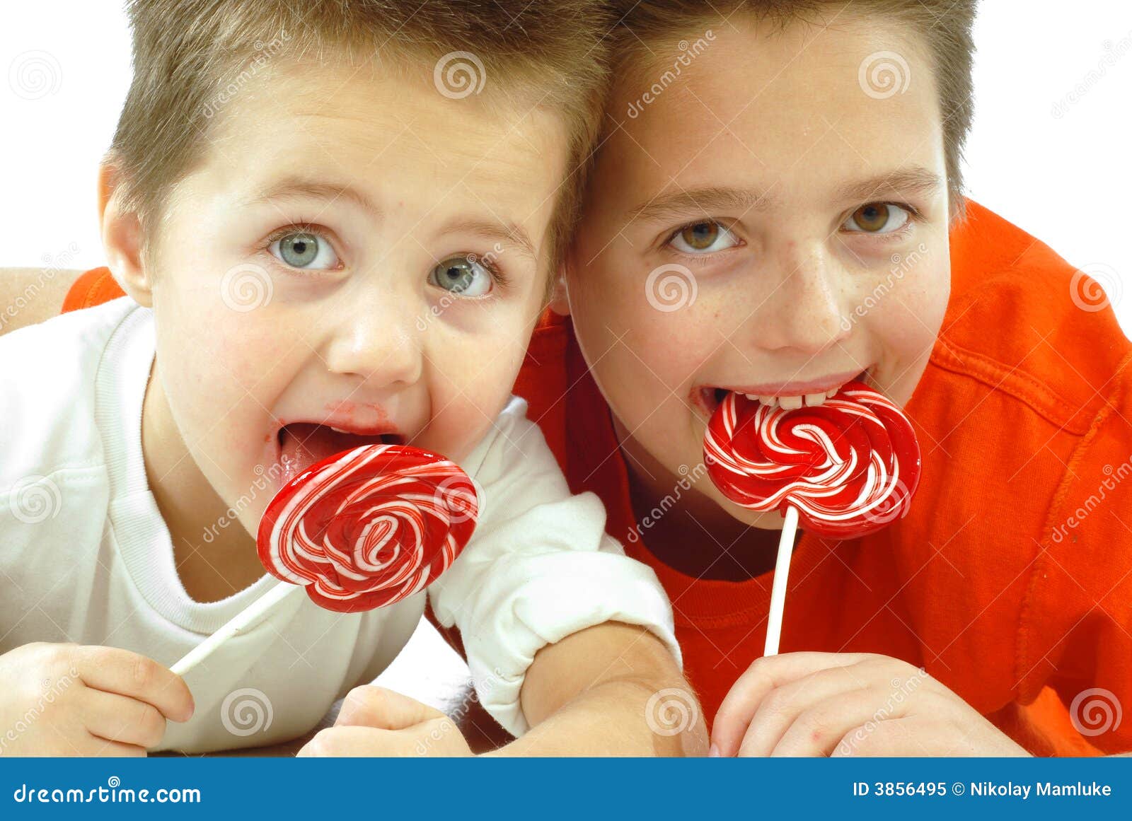 Children with candy stock image. Image of kids, friends - 3856495