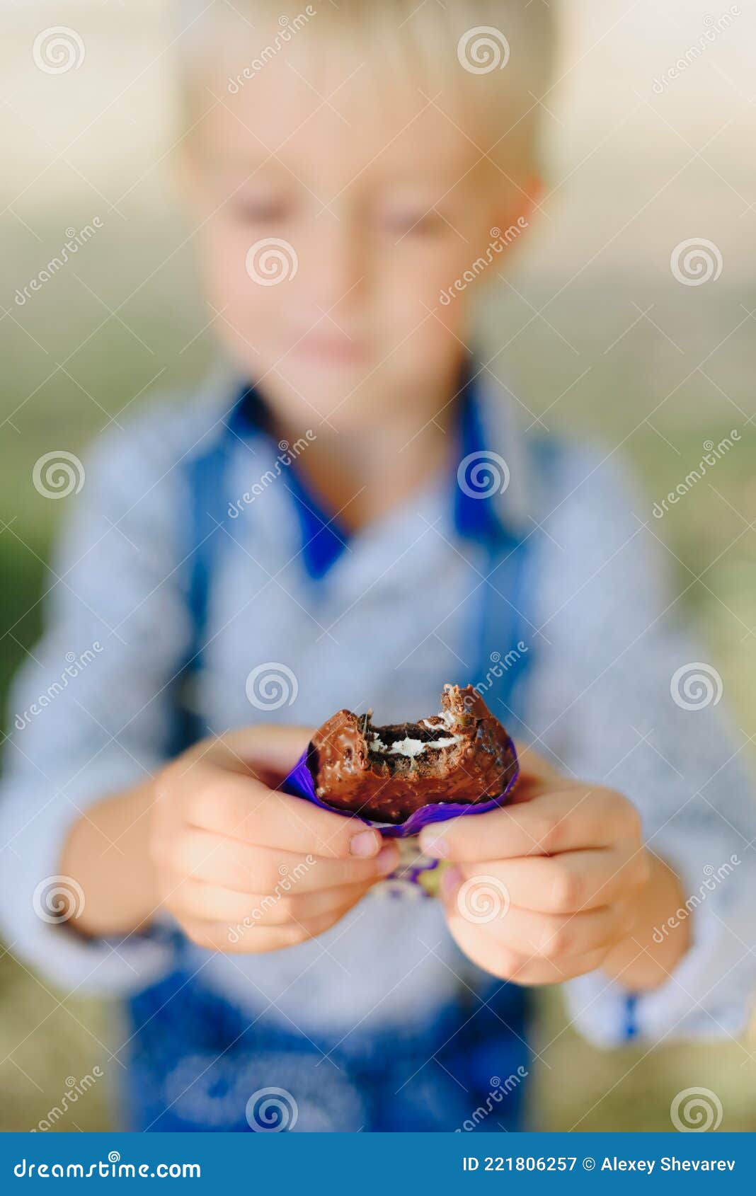 Children with Candy in Their Hands Stock Image - Image of sweet ...