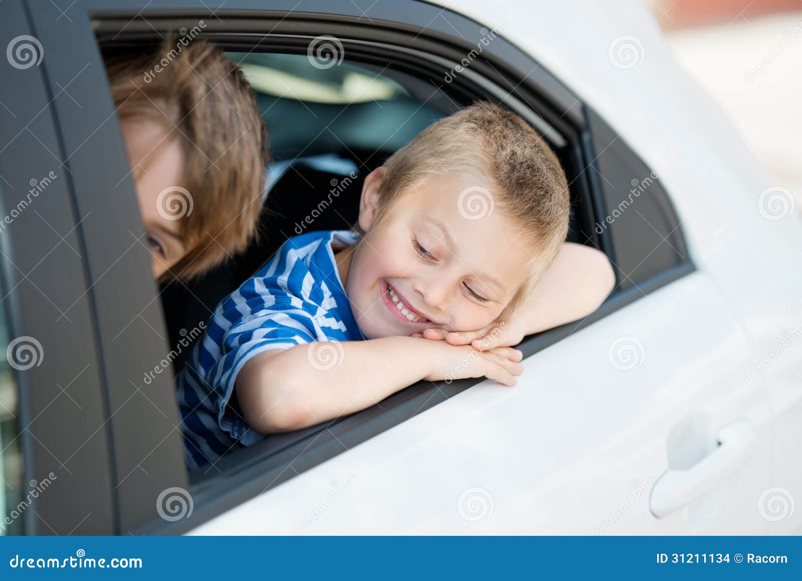Children in car stock photo. Image of cute, inside, sitting - 31211134