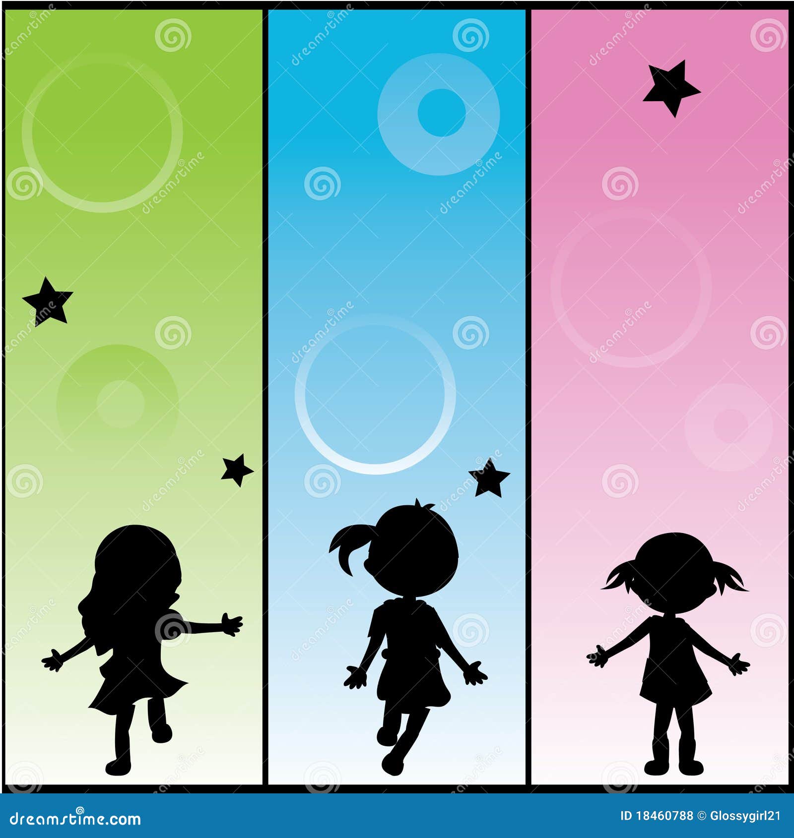 Children card stock illustration. Illustration of abstract - 18460788